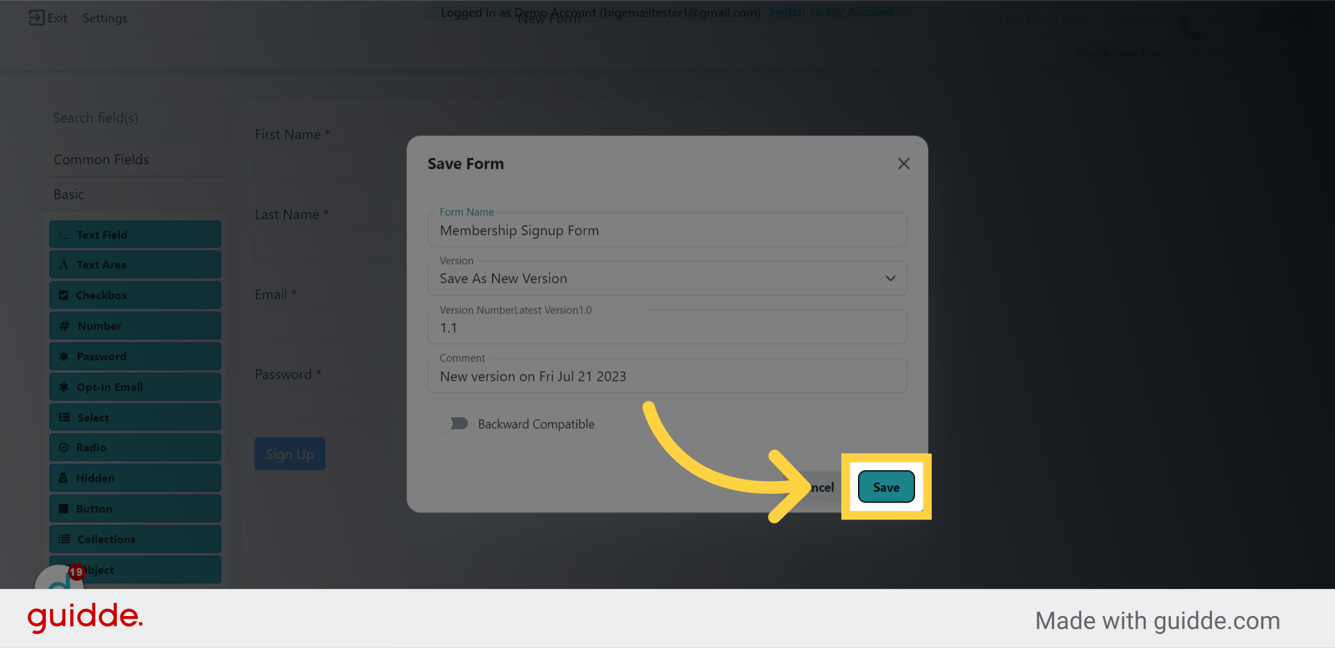 How To Create A Membership Signup Page - Digably Help Docs
