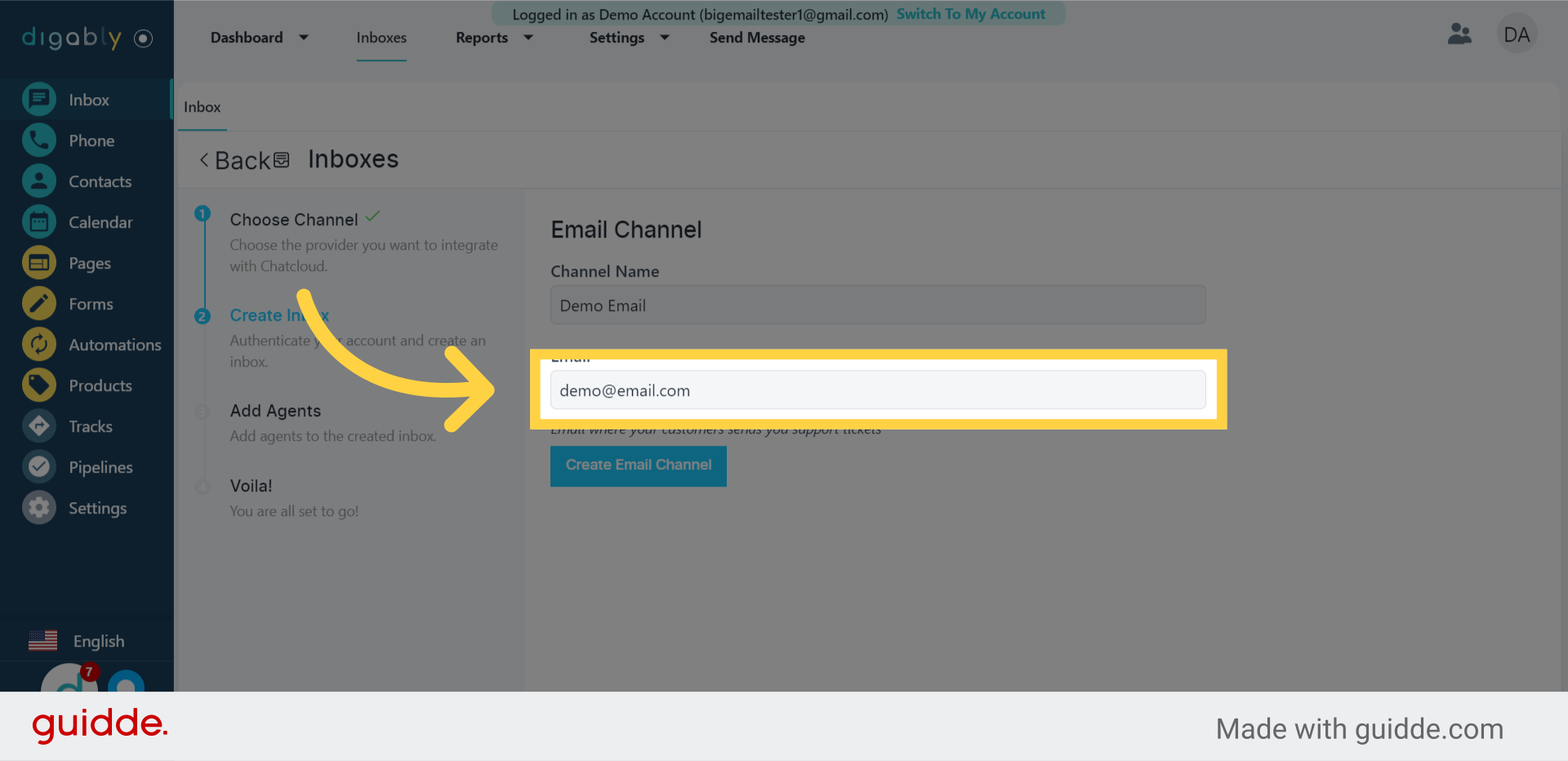 How To Connect An Email To Your Digably Inbox - Digably Help Docs