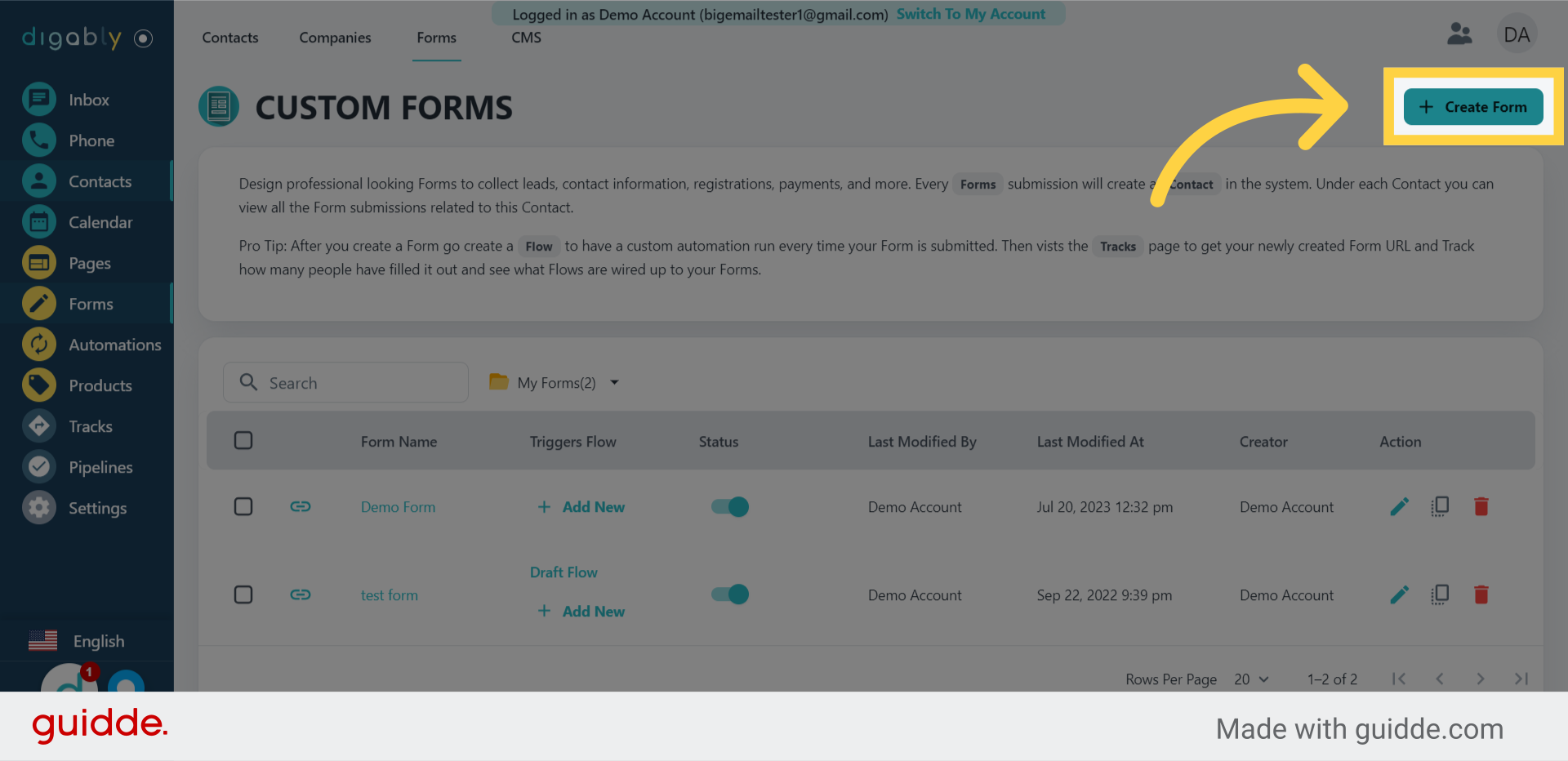 How To Create A Purchase Form (Product Checkout Form) - Digably Help Docs