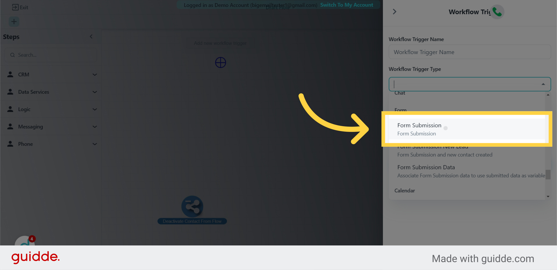 How To Add A Trigger To Your Automation Flow Digably Help Docs 