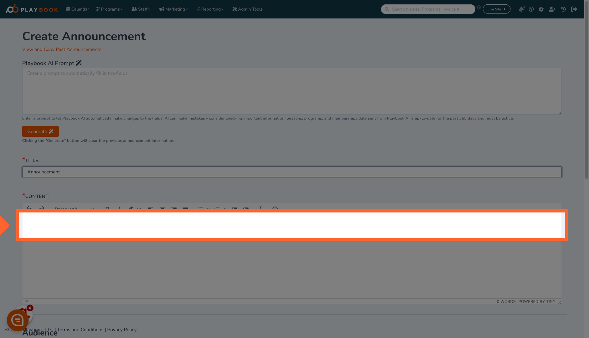 How To Create Announcements