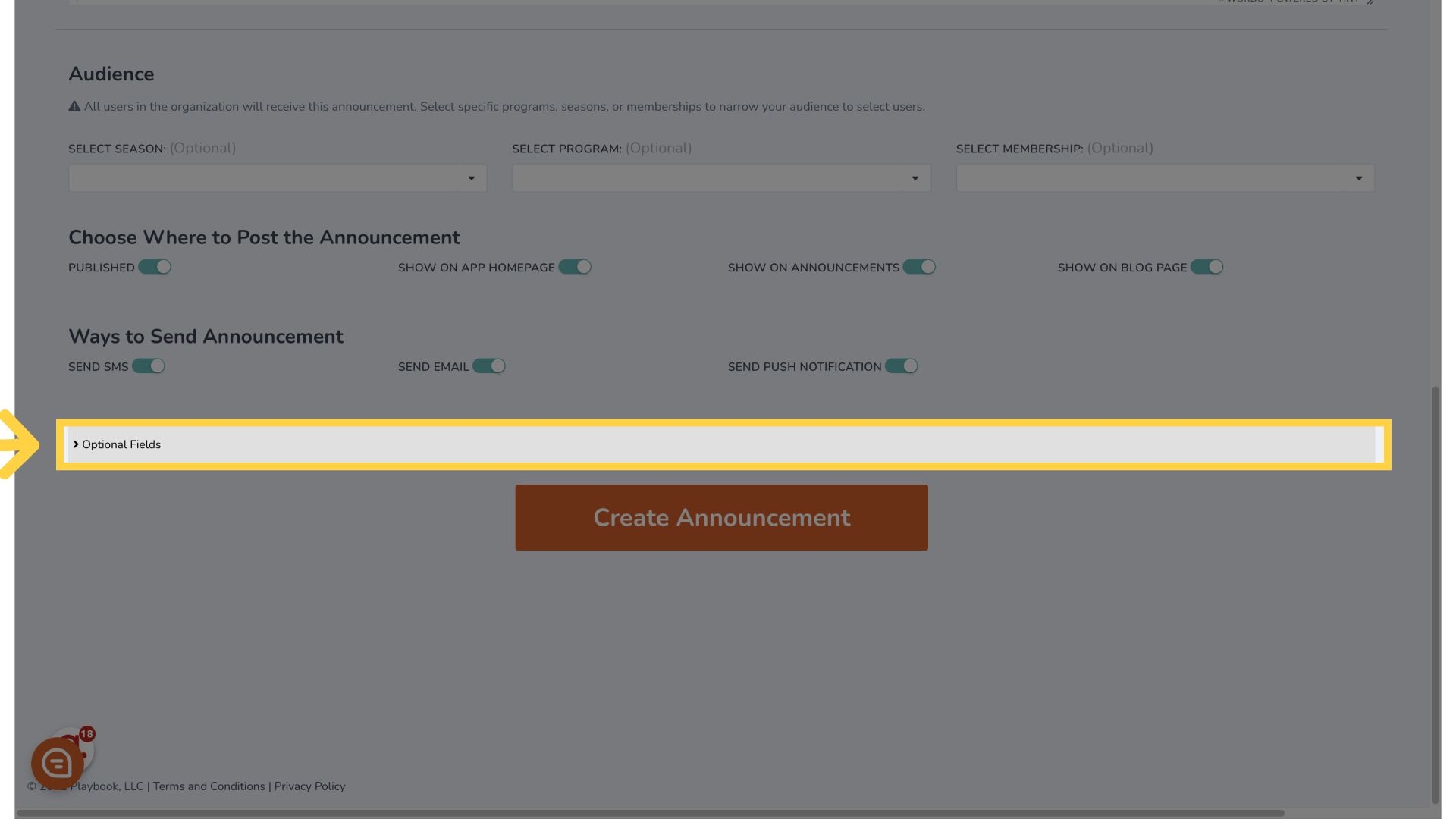 How To Create Announcements