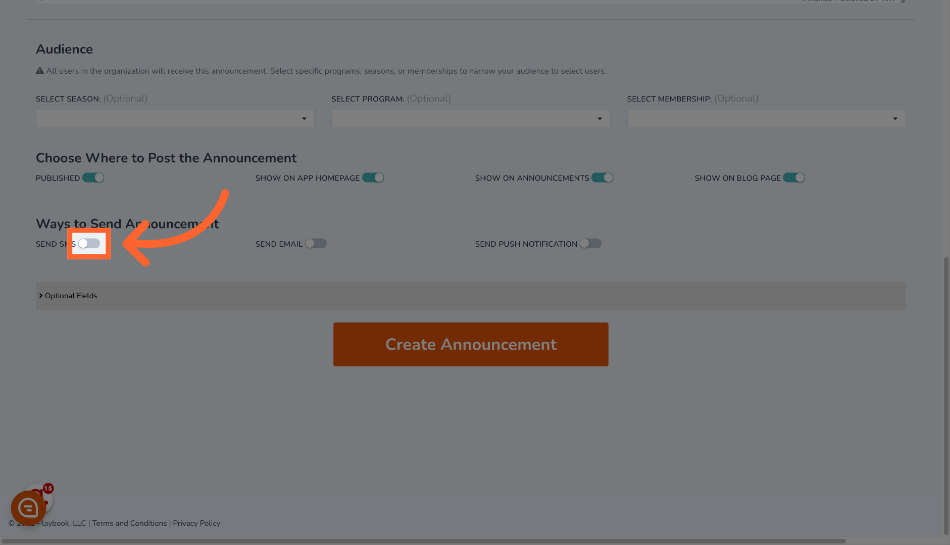 How To Create Announcements