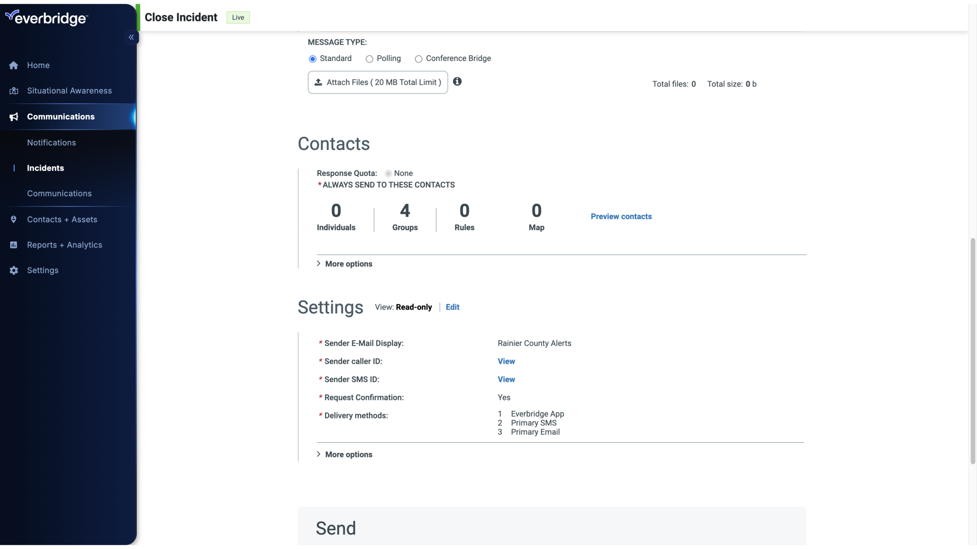 EBS: Closing an Incident in Everbridge Suite – Everbridge