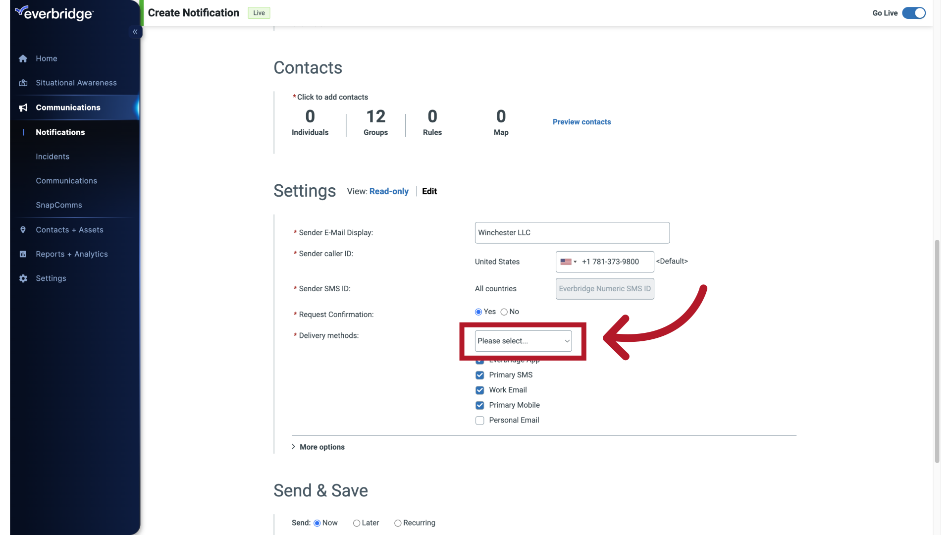 EBS: Creating and Using Delivery Methods in Everbridge Suite – Everbridge