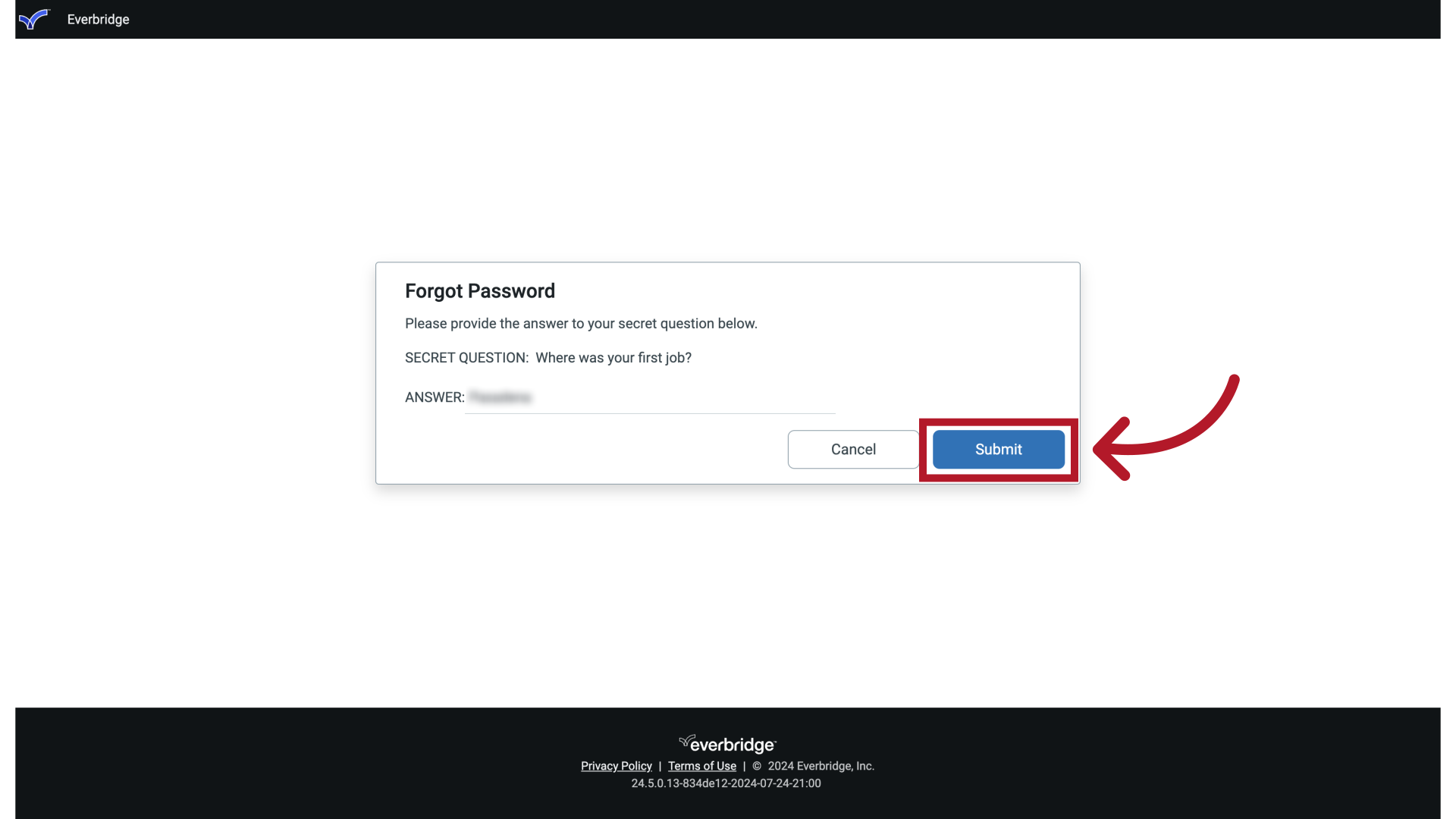 EBS: Sending a Forgot Password Email to Everbridge Users – Everbridge