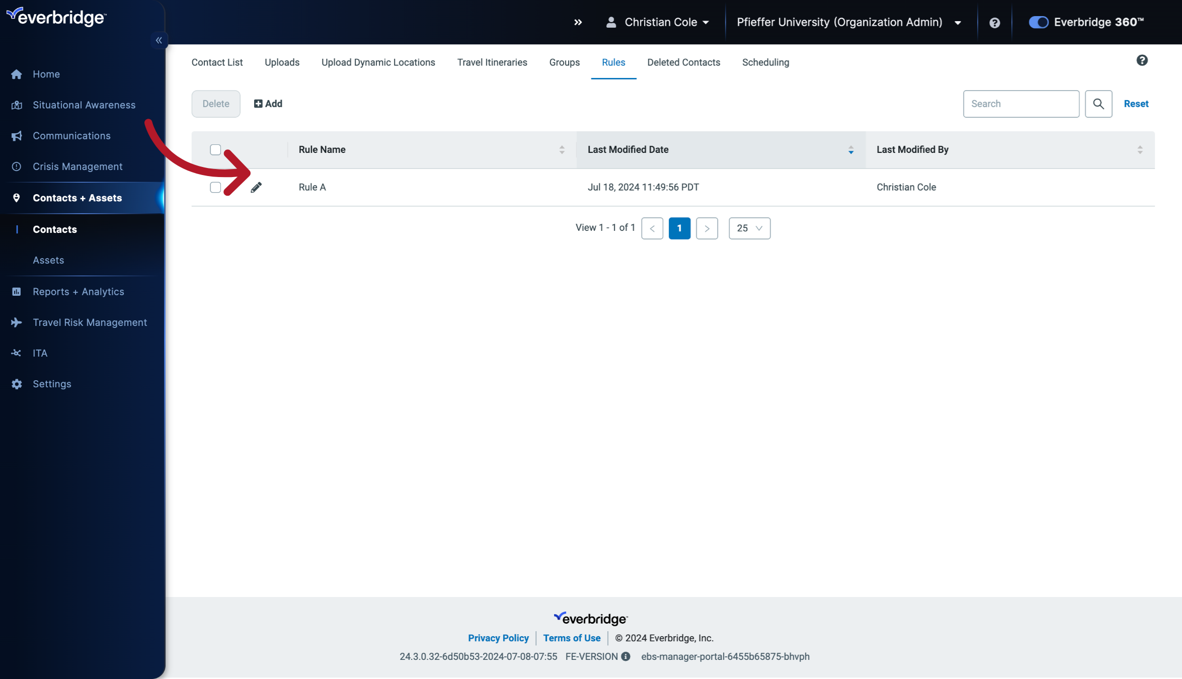 EBS: Creating and Updating Rules for Selecting Contacts in Everbridge ...