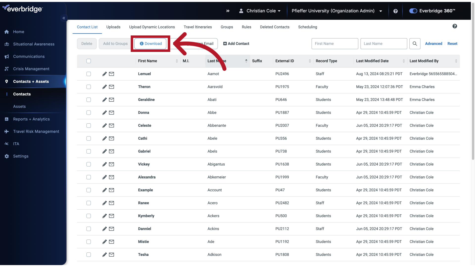 EBS: Contact Upload Update Option in Everbridge Suite – Everbridge