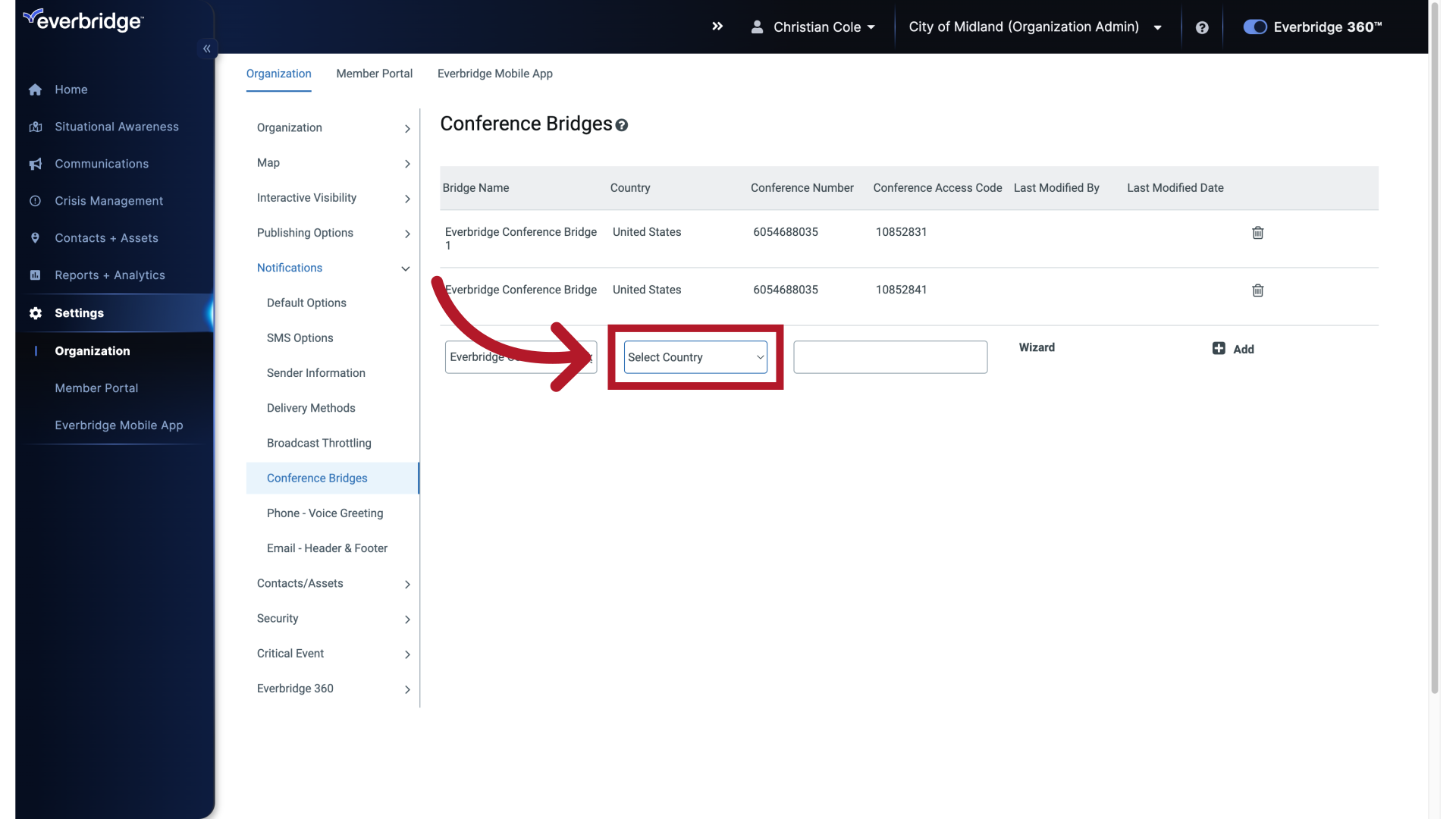 EBS: Creating a Conference Bridge in Everbridge Suite – Everbridge