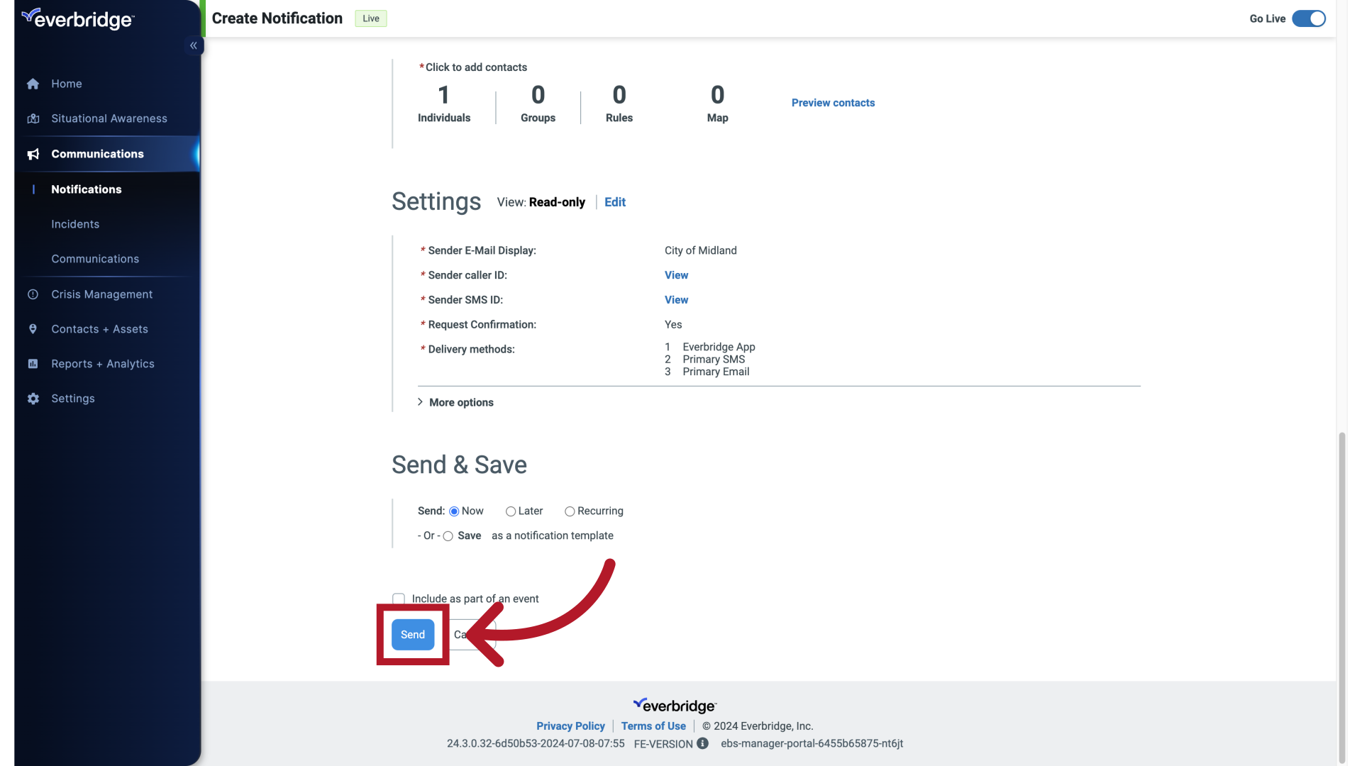 EBS: Creating a Conference Bridge in Everbridge Suite – Everbridge