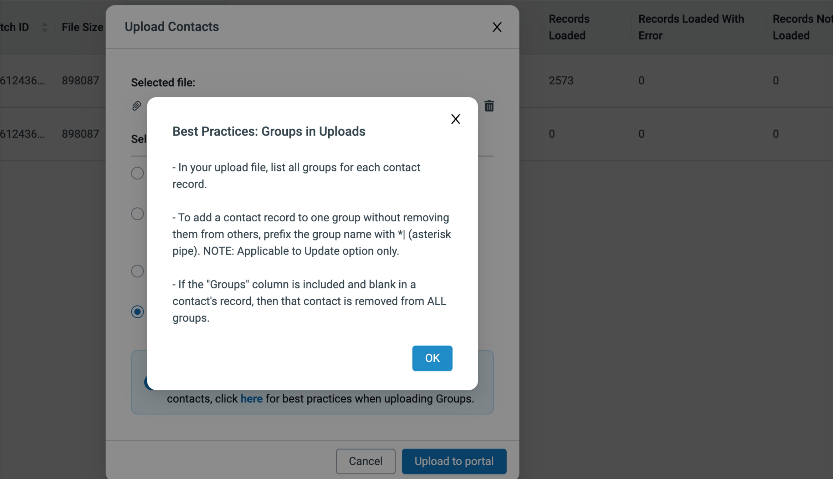 EBS: Contact Upload Overview – Everbridge