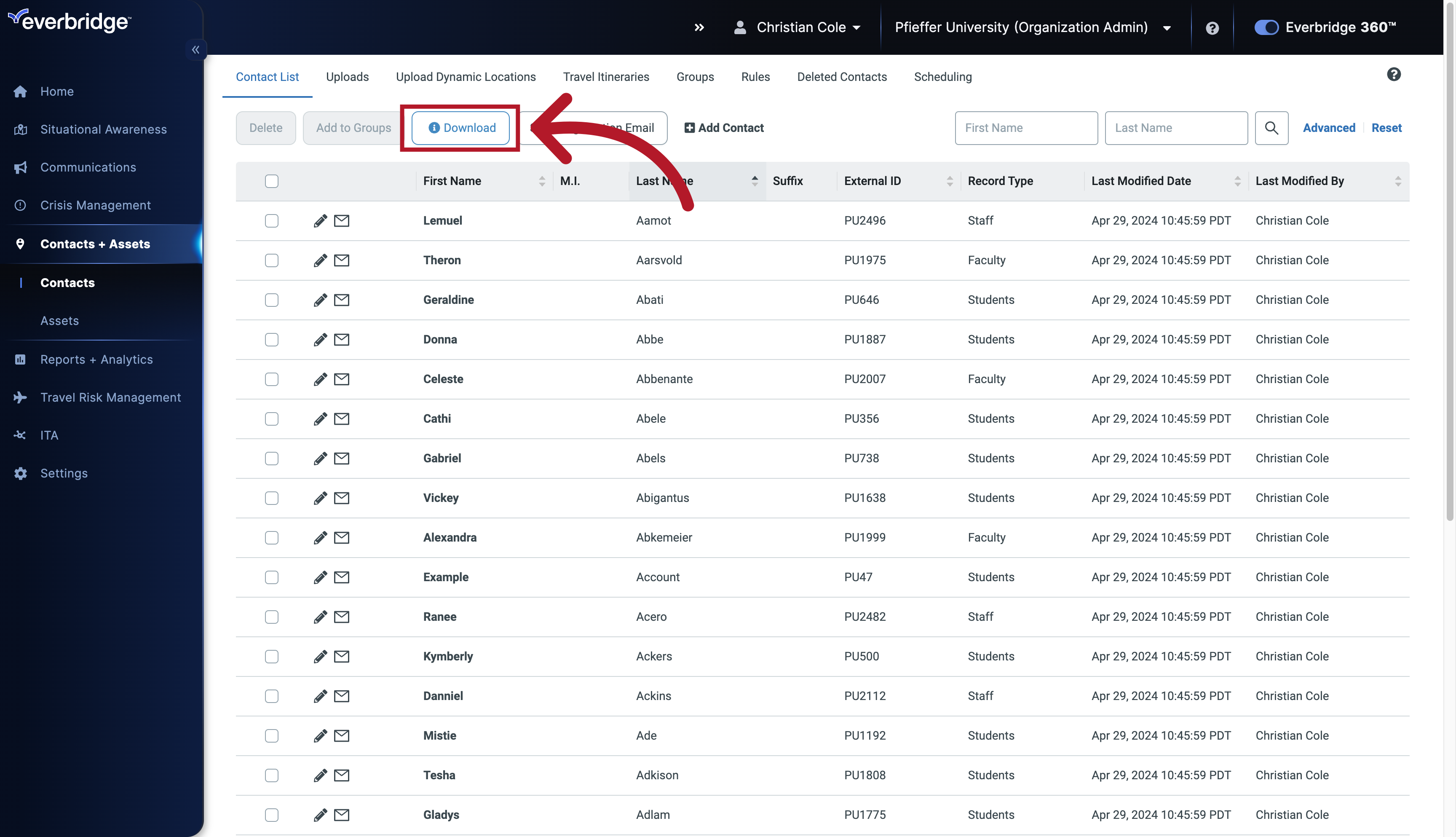 EBS: Contact Upload Overview – Everbridge