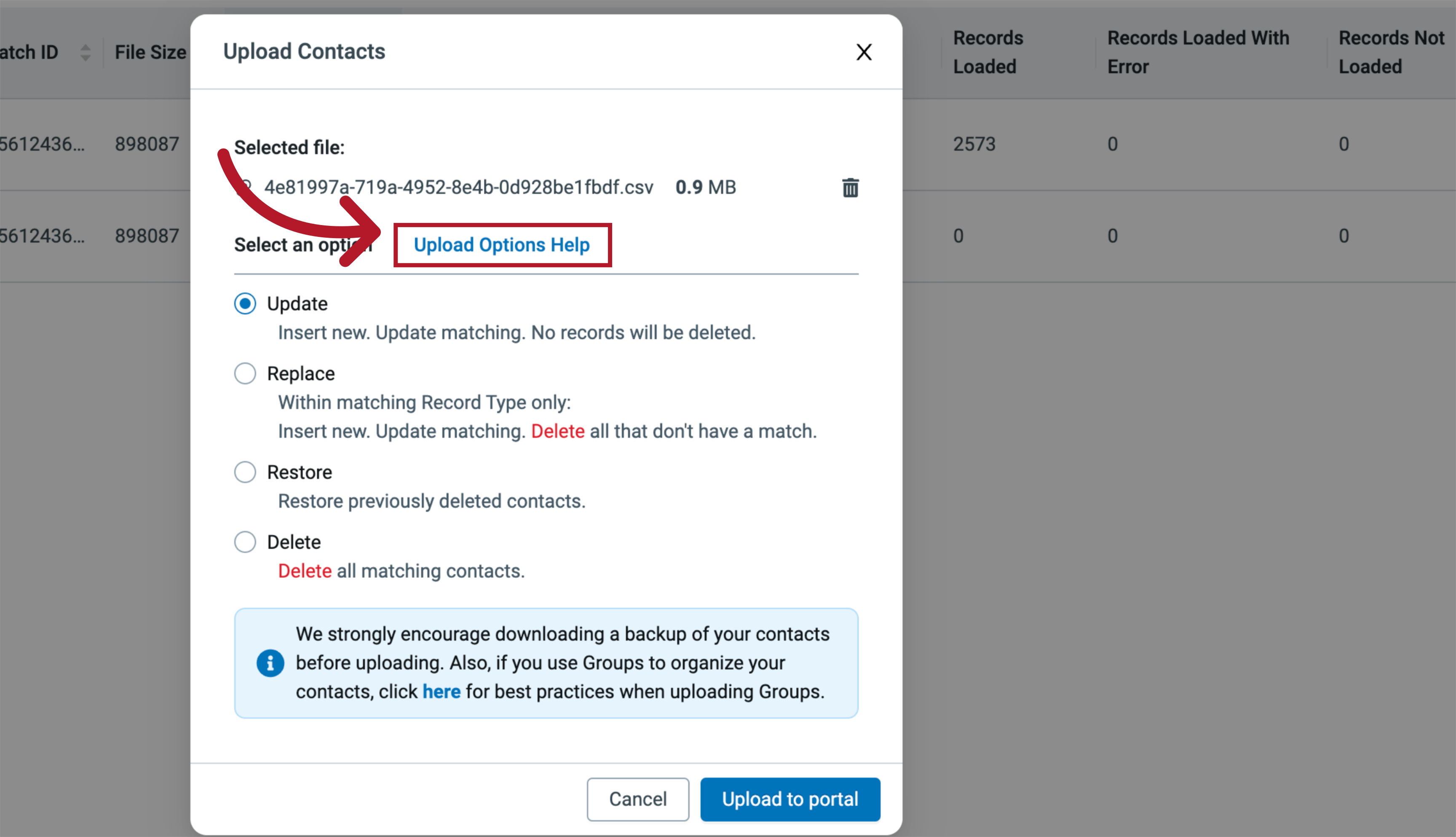 EBS: Contact Upload Overview – Everbridge