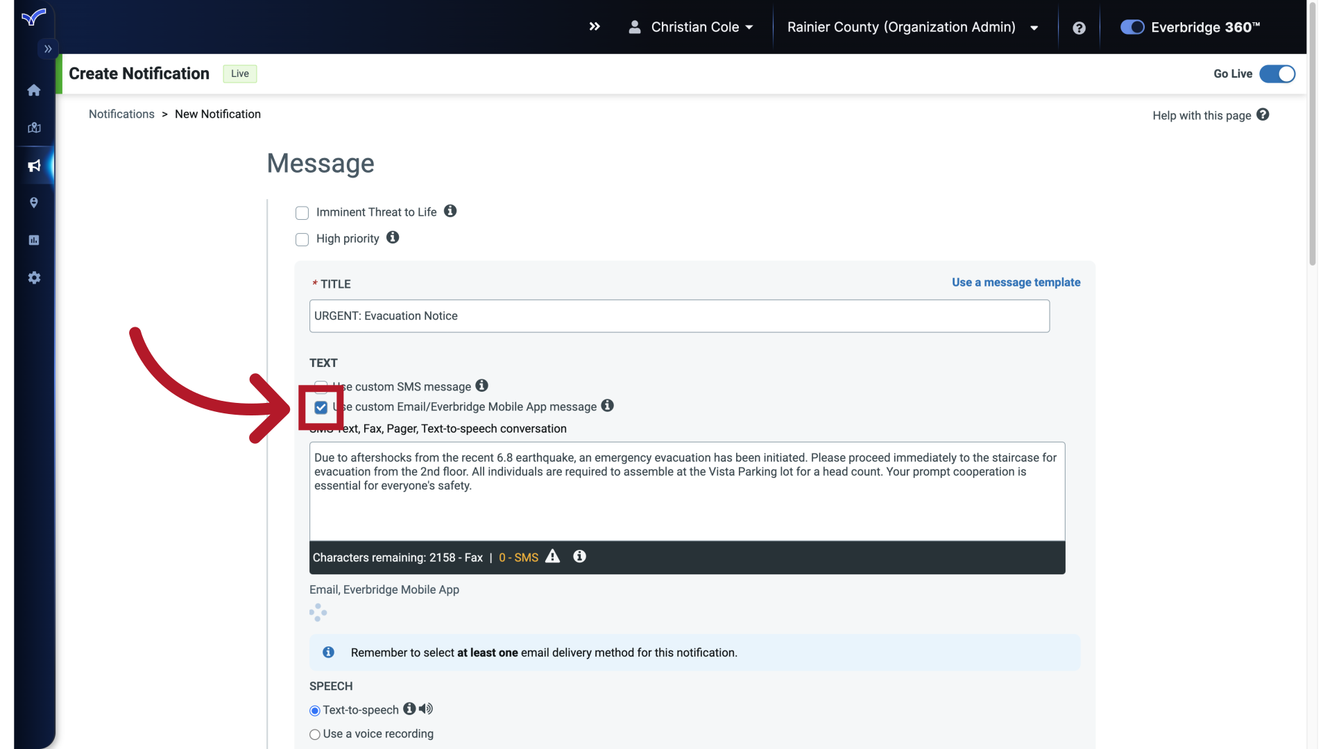 EBS: Formatting Text for Specific Delivery Methods in Everbridge Suite ...