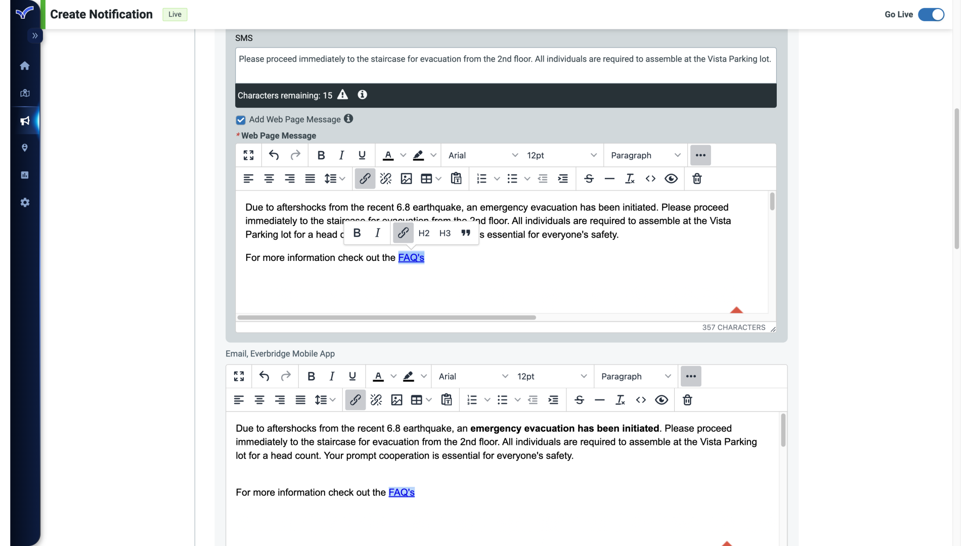 EBS: Formatting Text for Specific Delivery Methods in Everbridge Suite ...