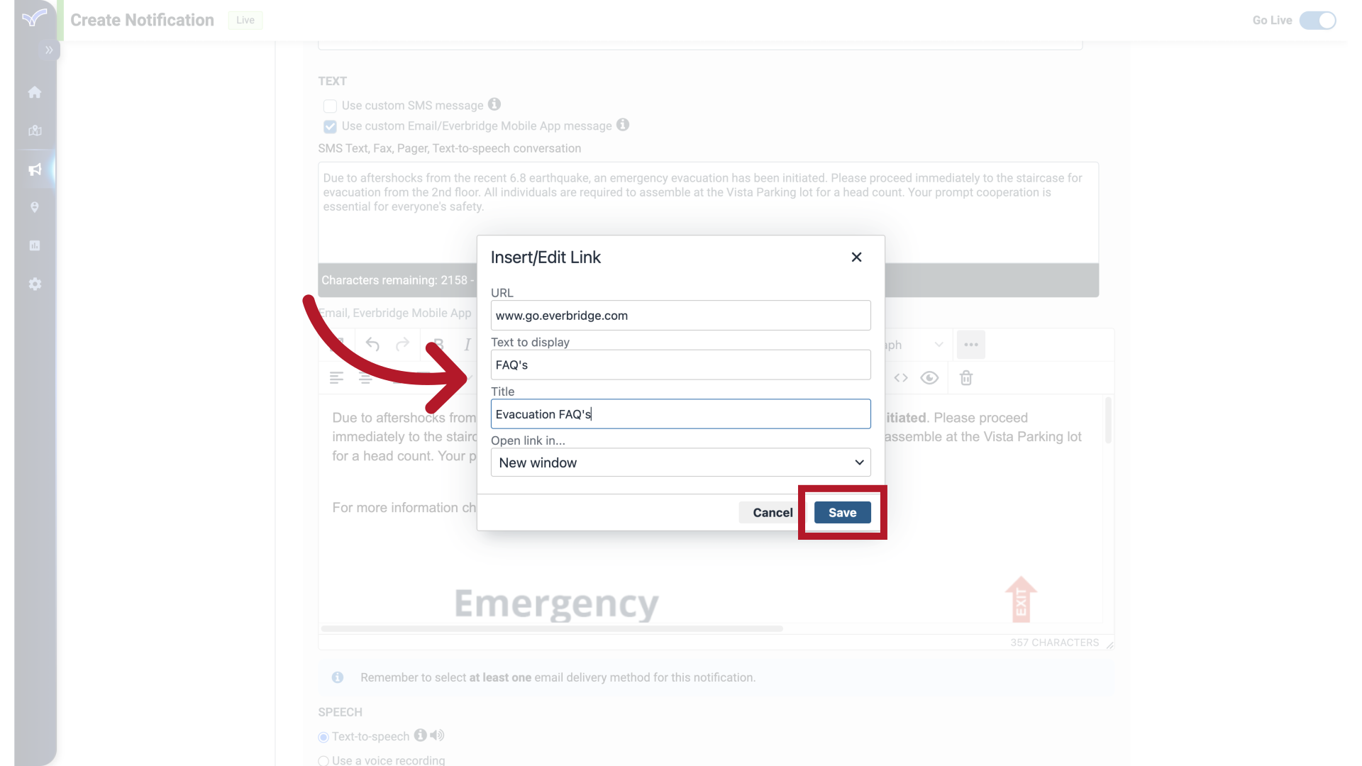 EBS: Formatting Text for Specific Delivery Methods in Everbridge Suite ...