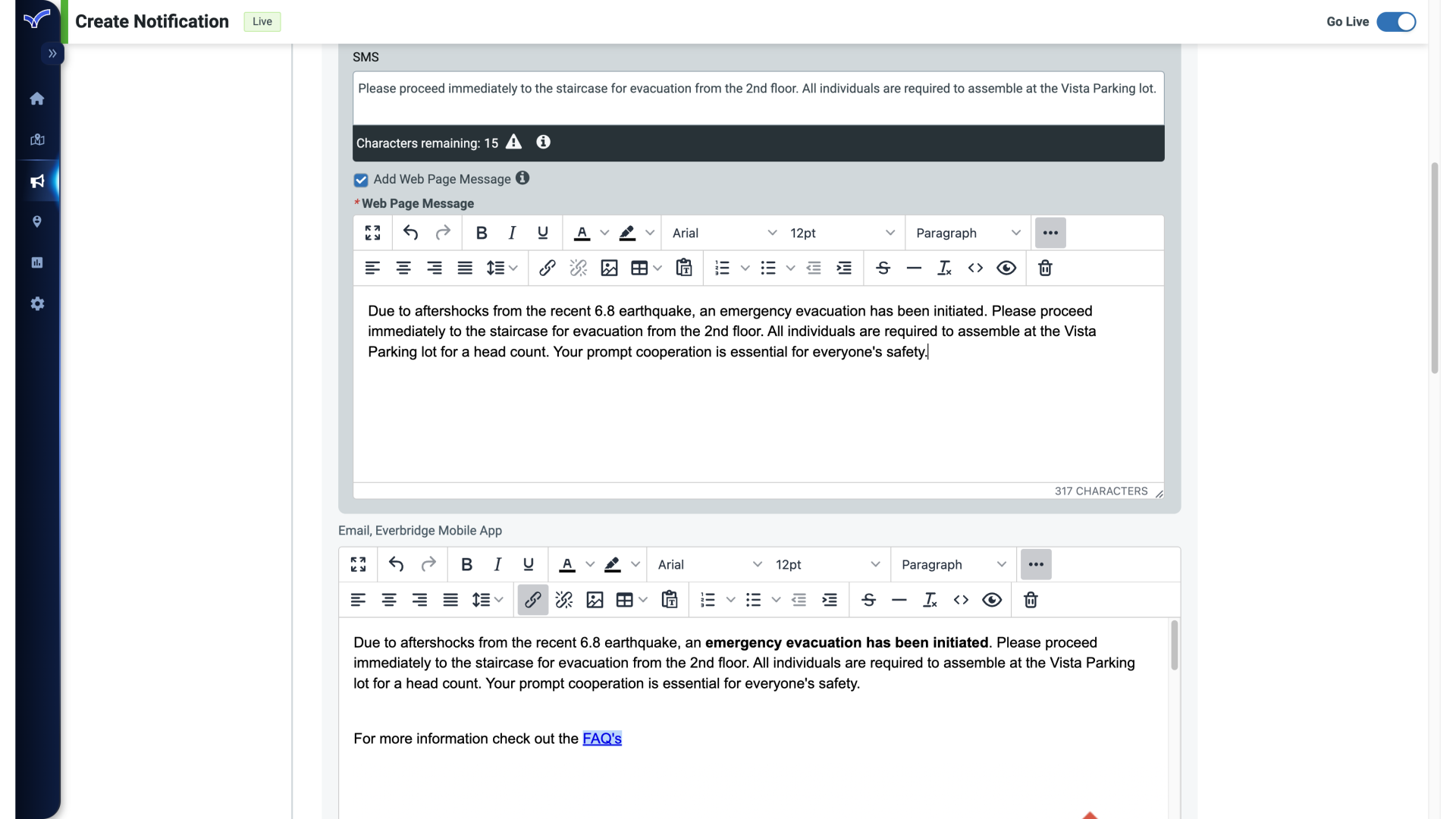 EBS: Formatting Text for Specific Delivery Methods in Everbridge Suite ...