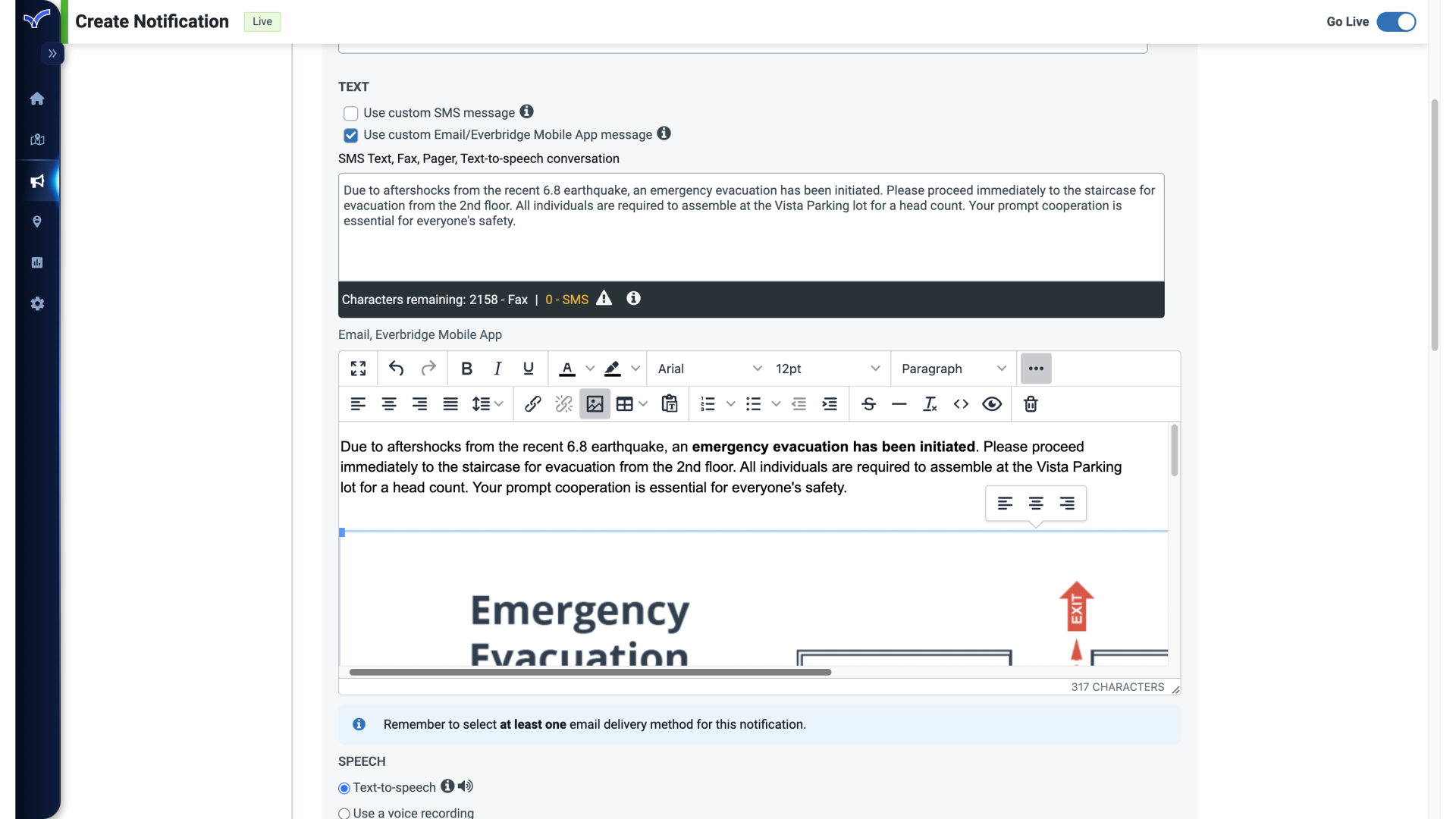 EBS: Formatting Text for Specific Delivery Methods in Everbridge Suite ...