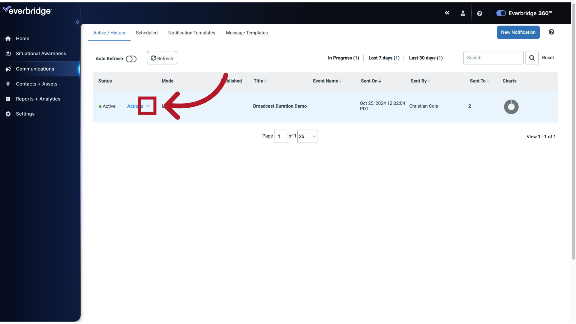 EBS: Setting a Broadcast Duration for a Notification in Everbridge ...