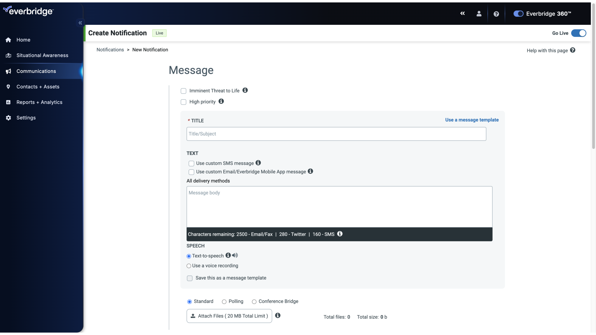 EBS: Setting a Broadcast Duration for a Notification in Everbridge ...