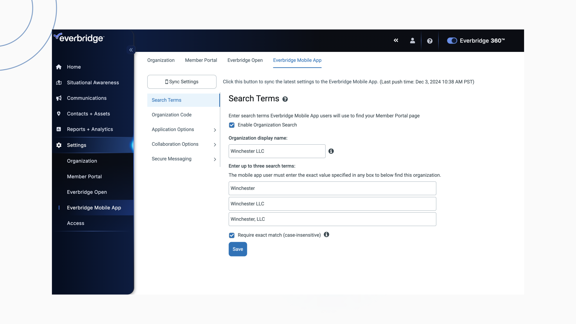 EBS: Enabling Search Terms for the Everbridge Mobile App – Everbridge