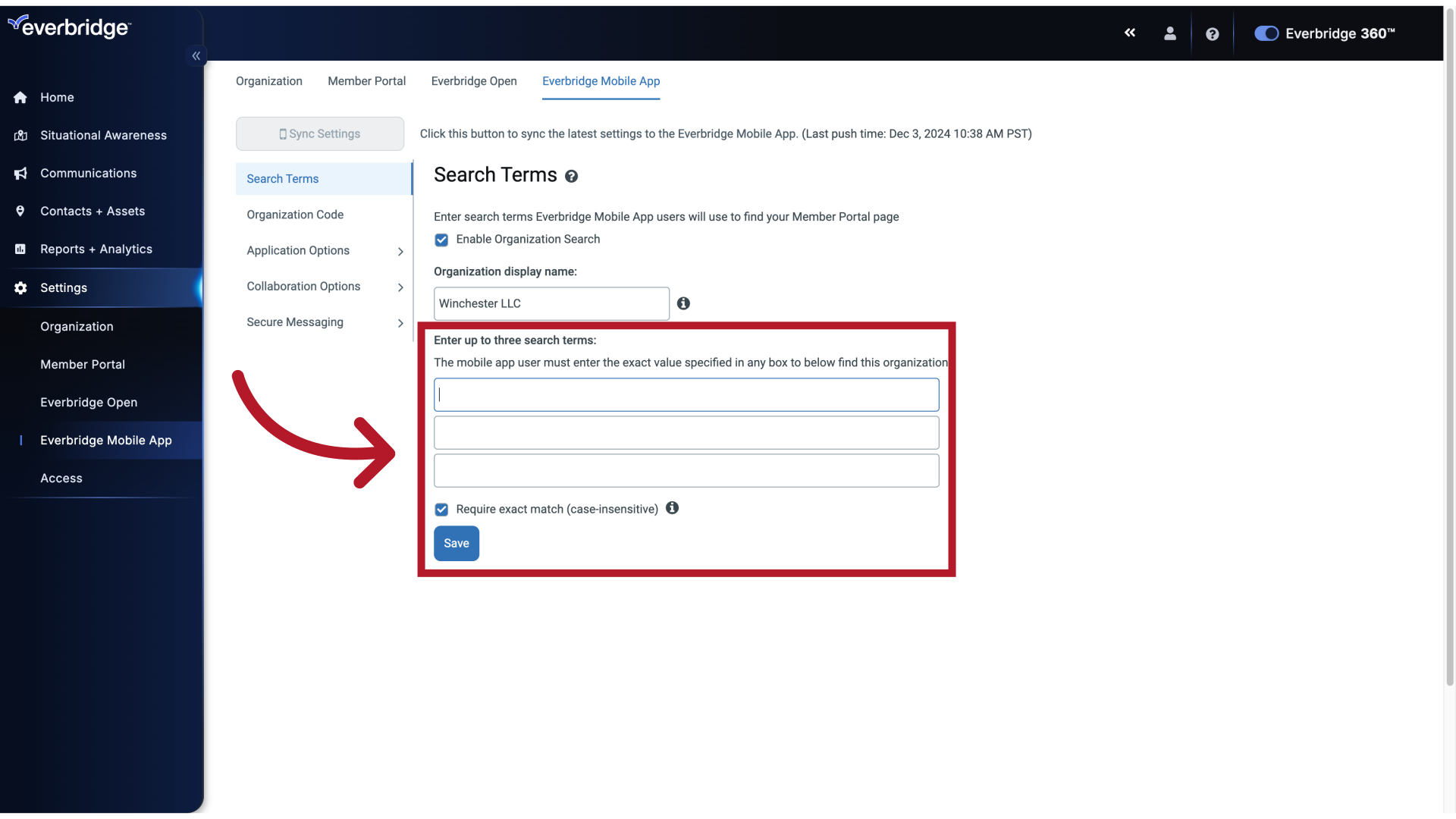 EBS: Enabling Search Terms for the Everbridge Mobile App – Everbridge