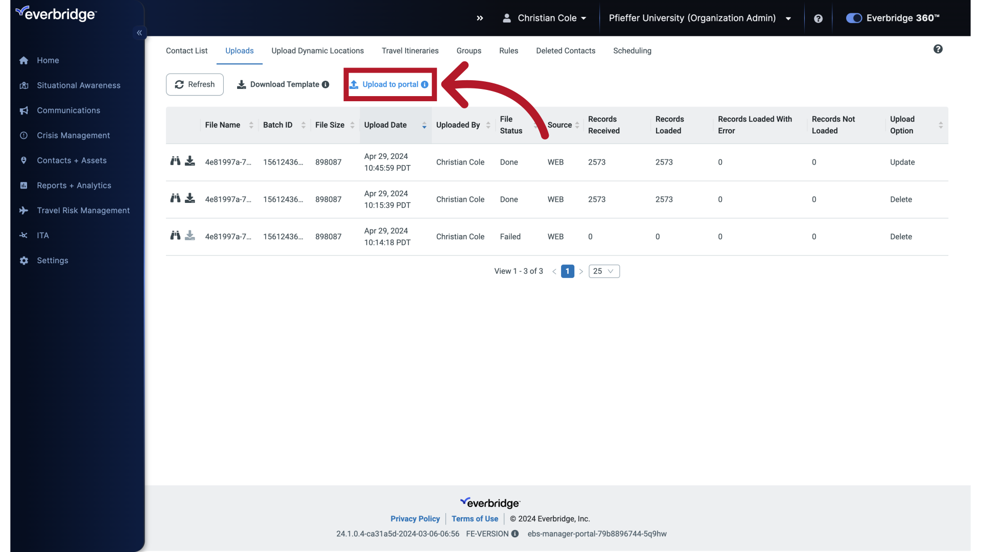 EBS: Updating an Existing Contact's Information in Everbridge Suite – Everbridge