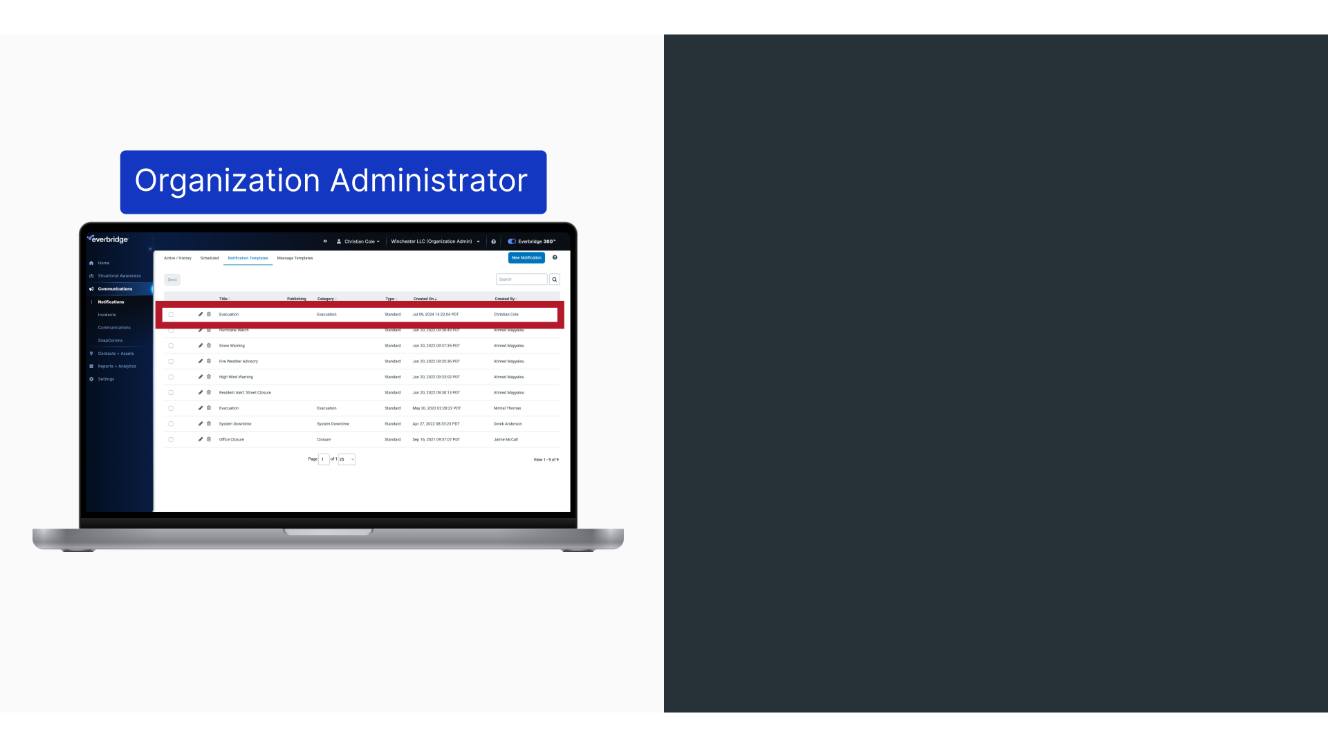 EBS: Creating Notification Templates in Mass Notification – Everbridge