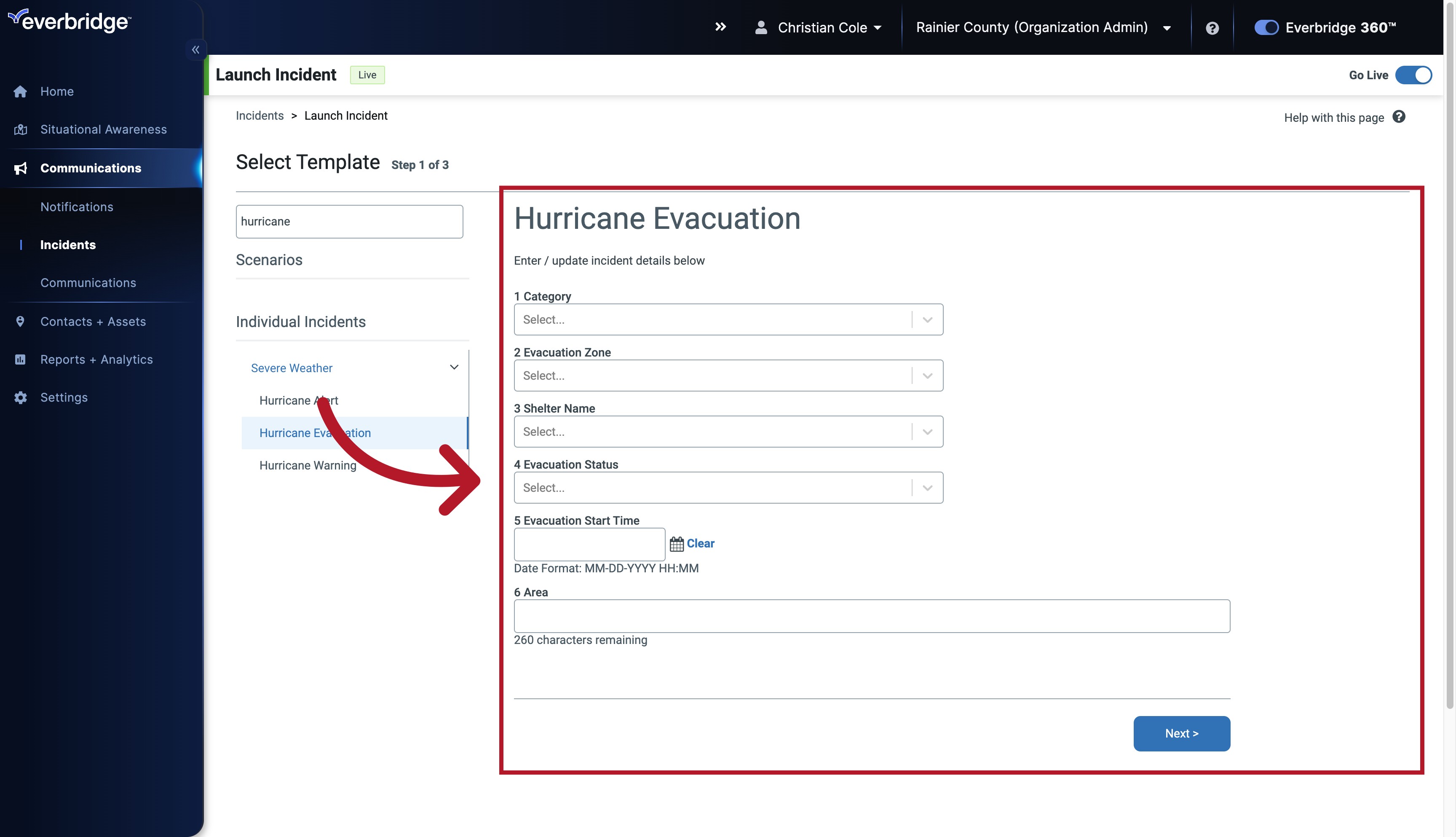 EBS: Launching an Incident in Everbridge Suite – Everbridge