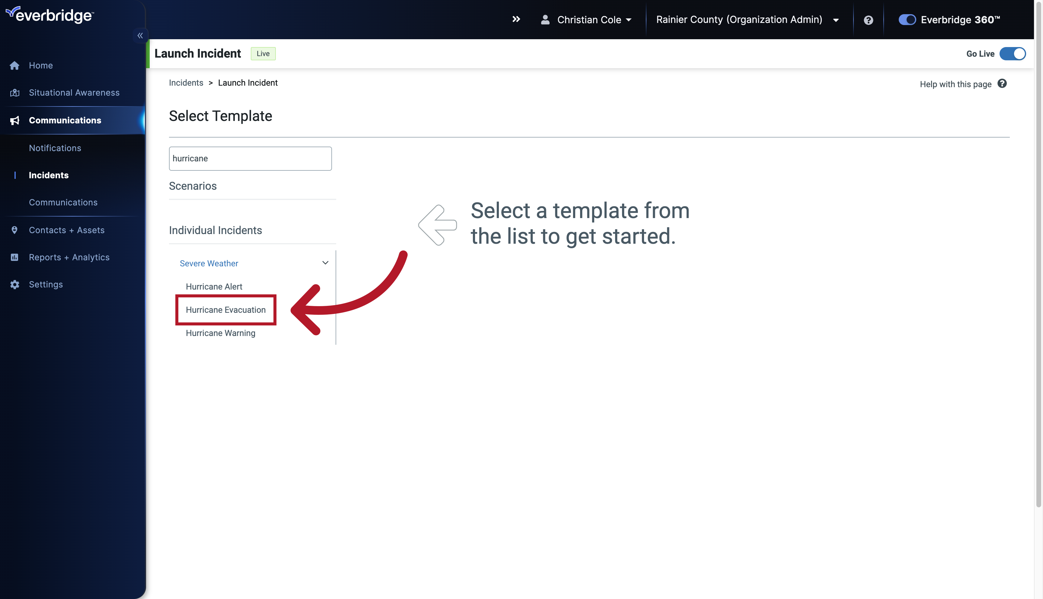 EBS: Launching an Incident in Everbridge Suite – Everbridge