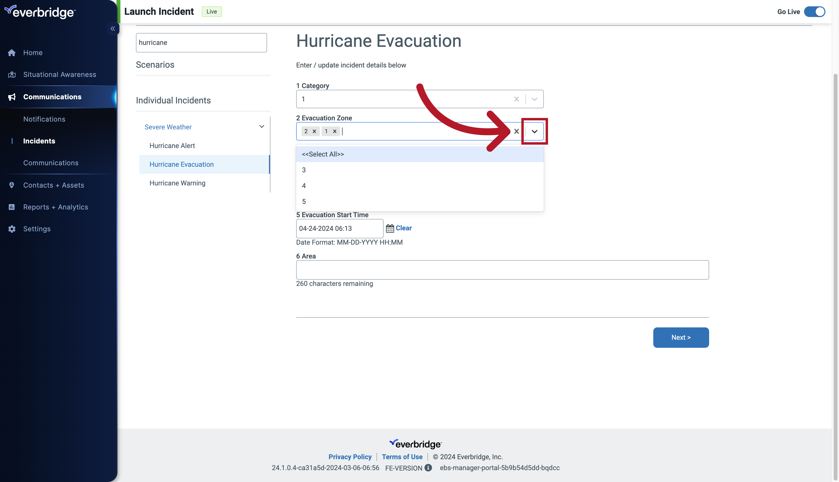 EBS: Launching an Incident in Everbridge Suite – Everbridge