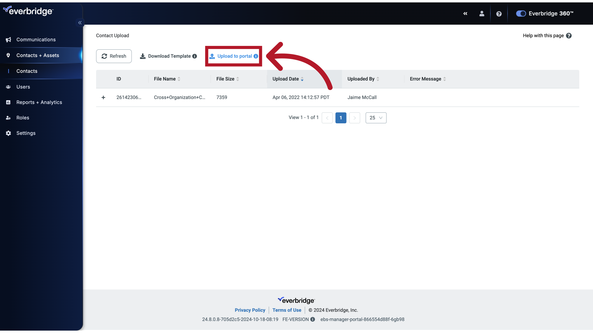EBS: Uploading Contacts to Multiple Organizations in Everbridge Suite ...
