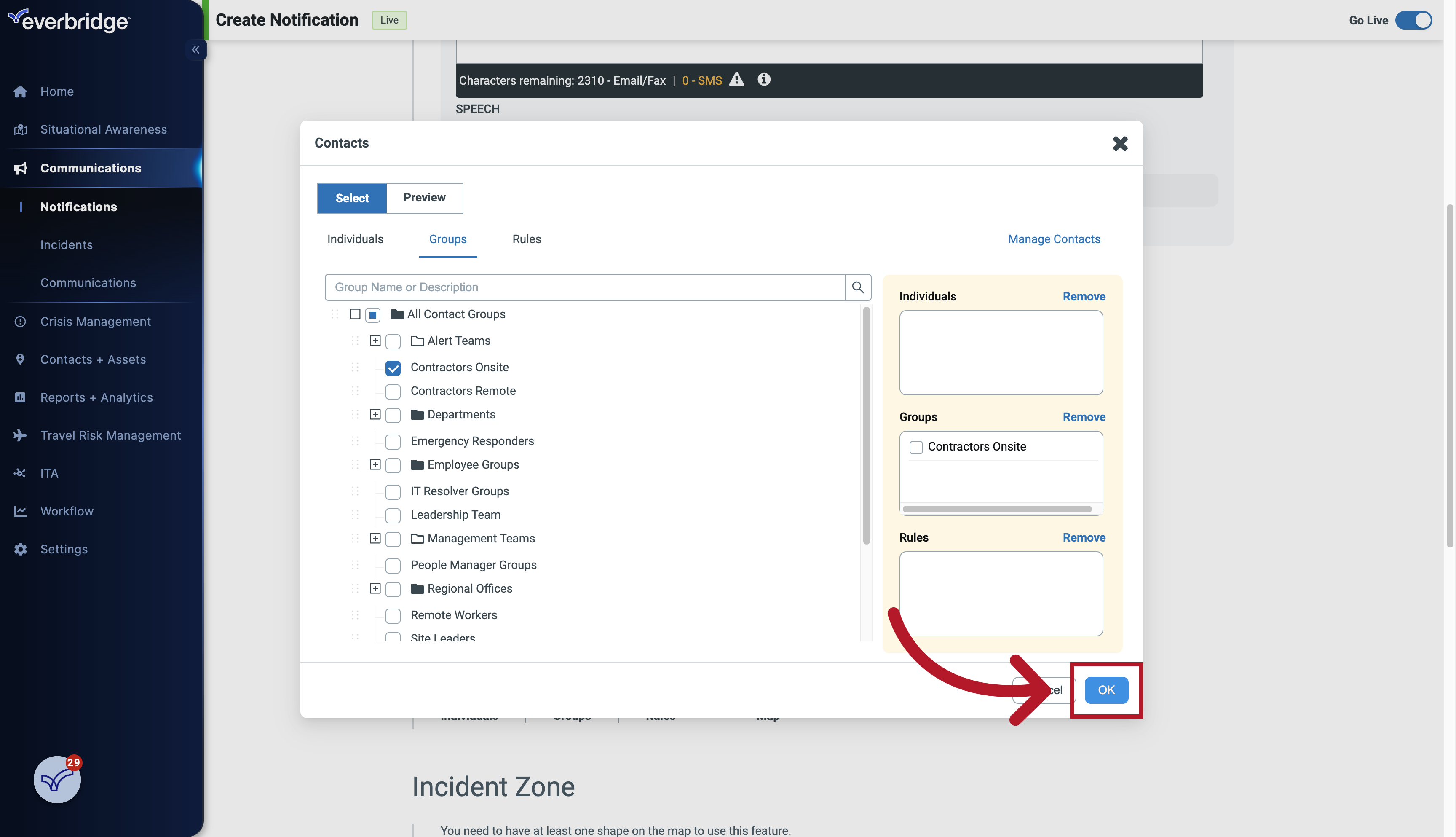 EBS: Sending Notifications in Everbridge Suite – Everbridge