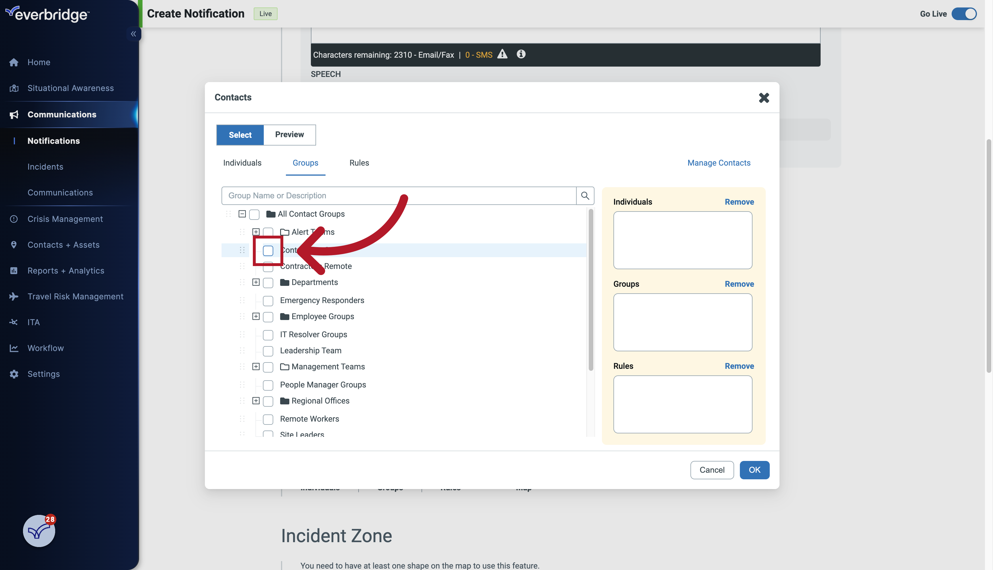 EBS: Sending Notifications in Everbridge Suite – Everbridge