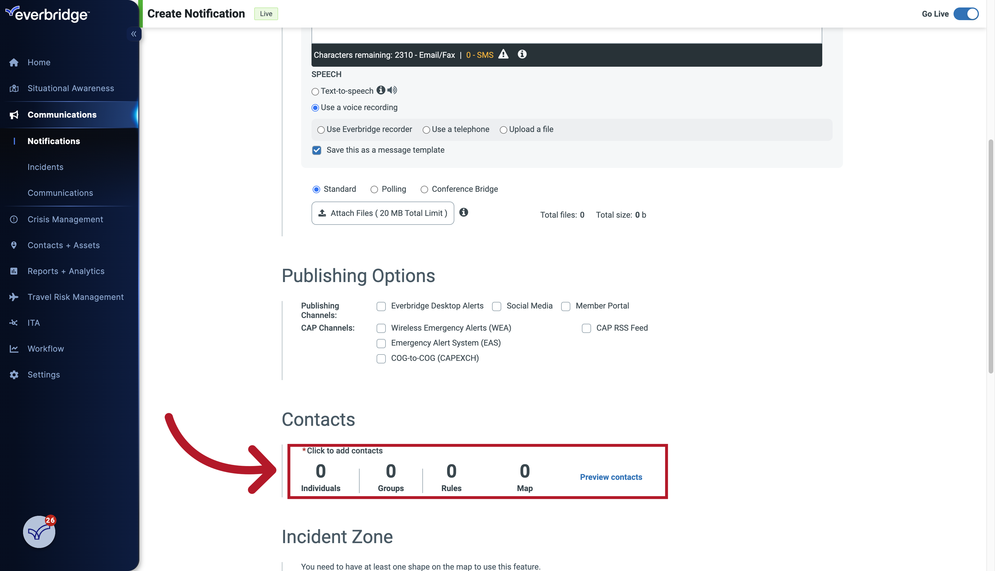 EBS: Sending Notifications in Everbridge Suite – Everbridge