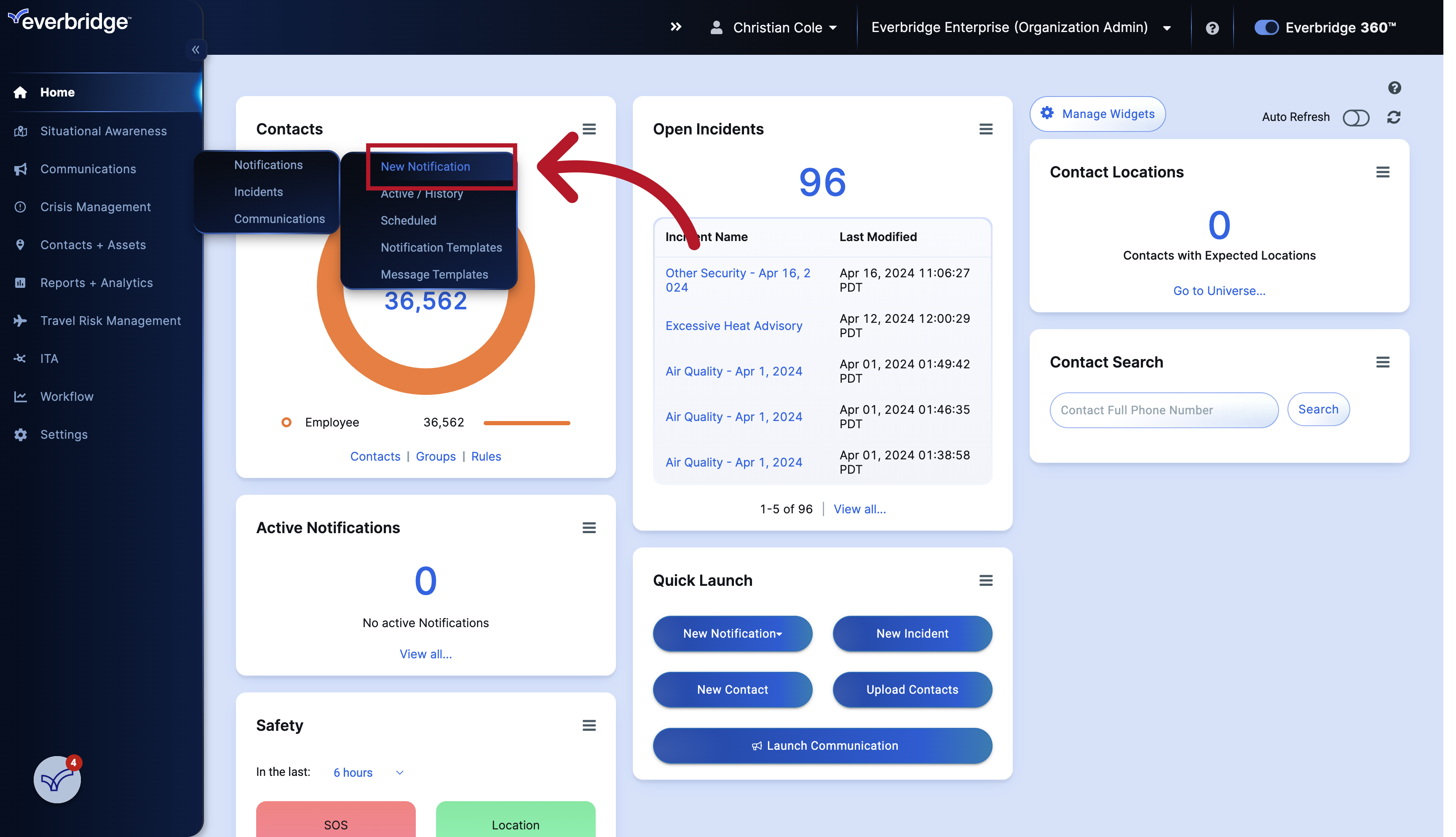 EBS: Sending Notifications in Everbridge Suite – Everbridge