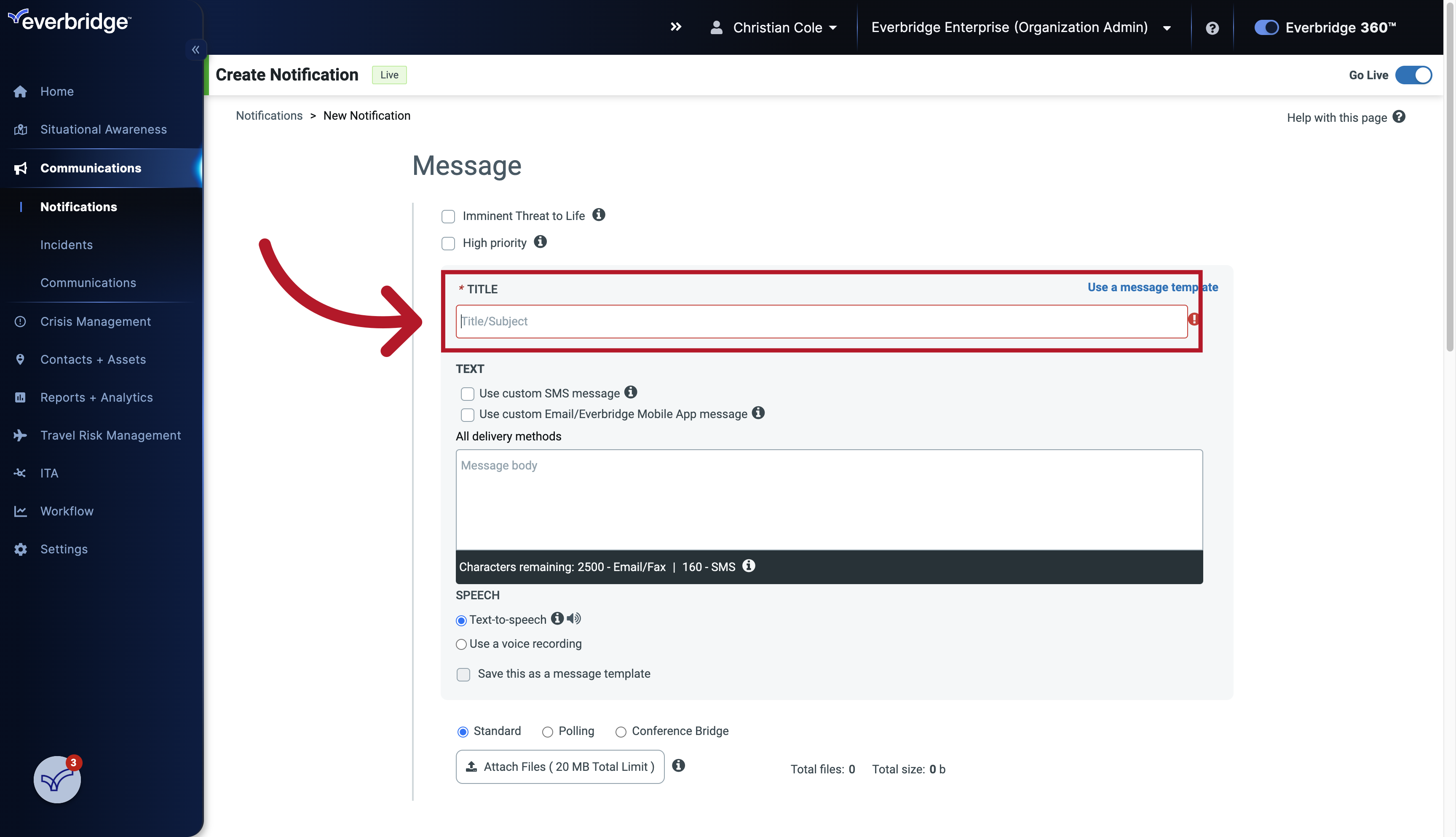EBS: Sending Notifications in Everbridge Suite – Everbridge