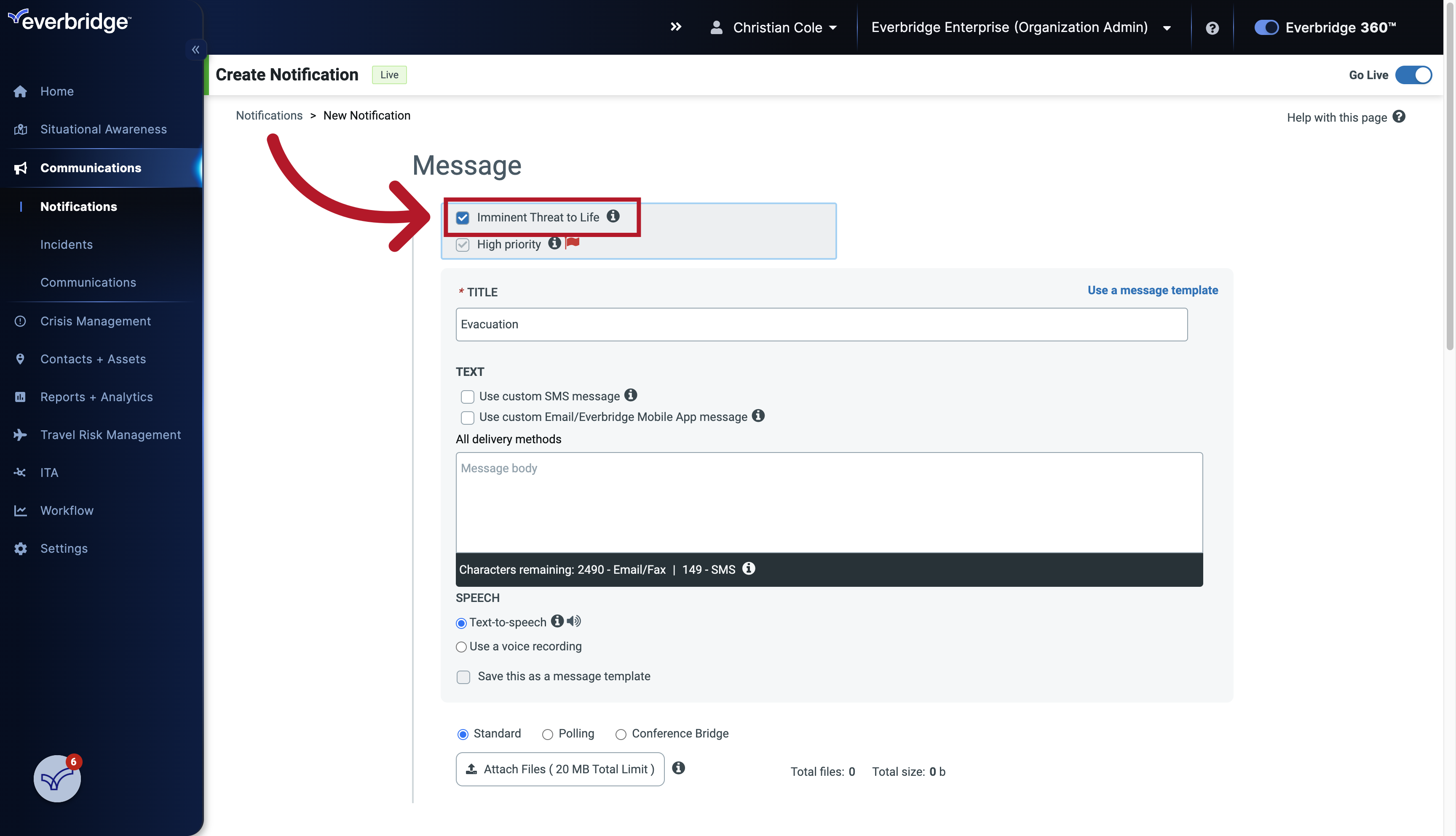 EBS: Sending Notifications in Everbridge Suite – Everbridge