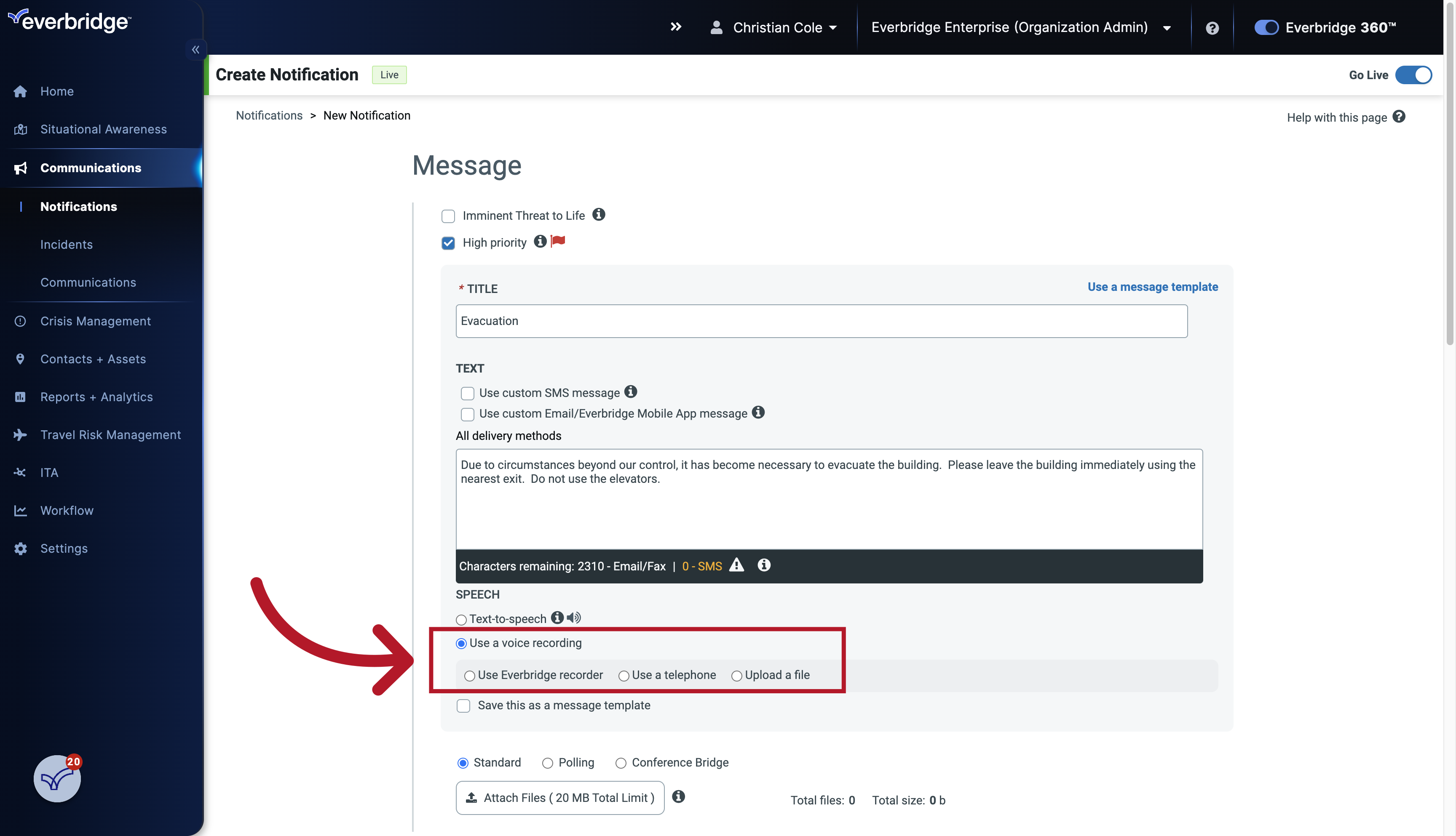 EBS: Sending Notifications in Everbridge Suite – Everbridge