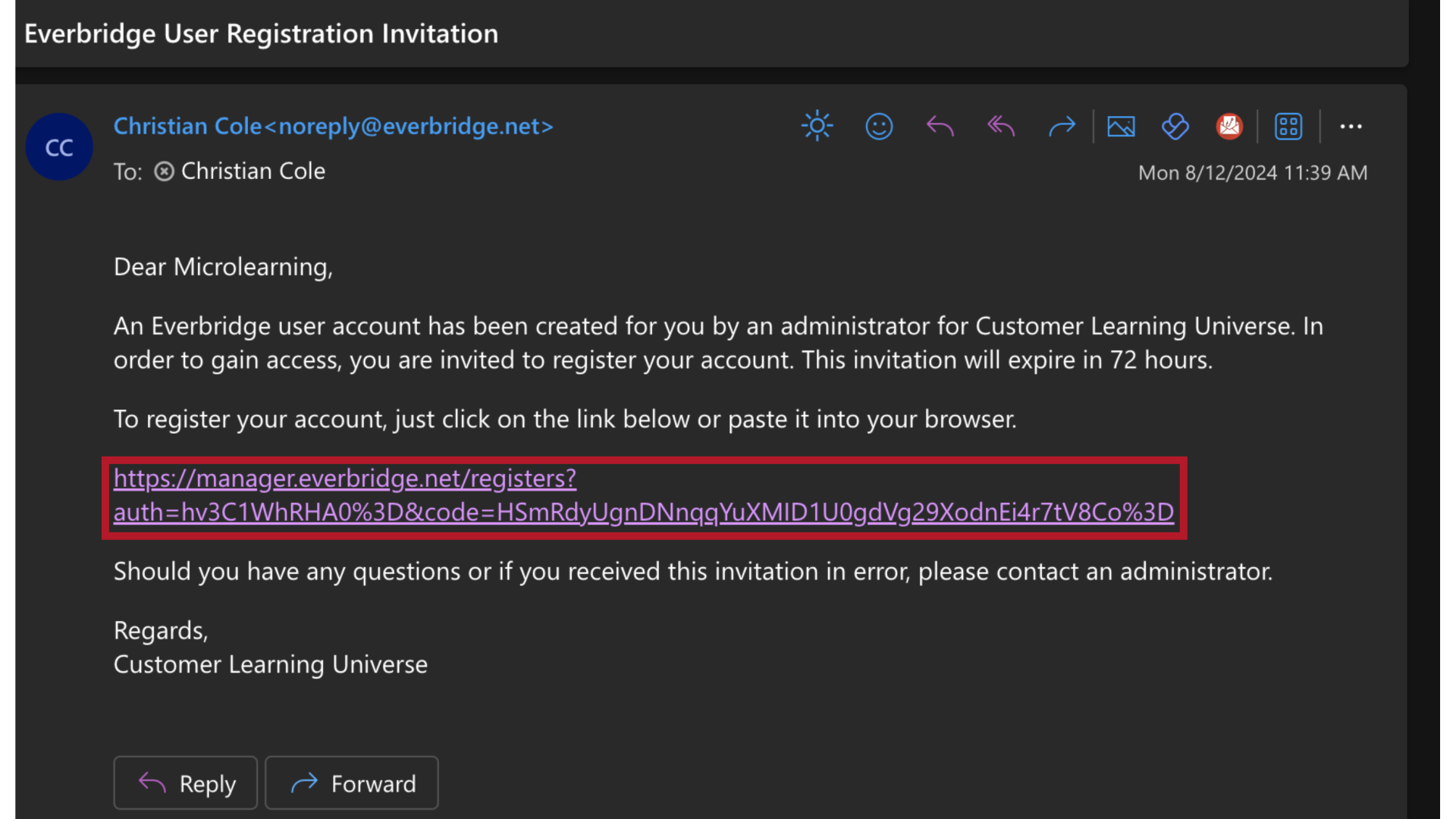 EBS: Registering Your User Profile in the Everbridge Manager Portal ...