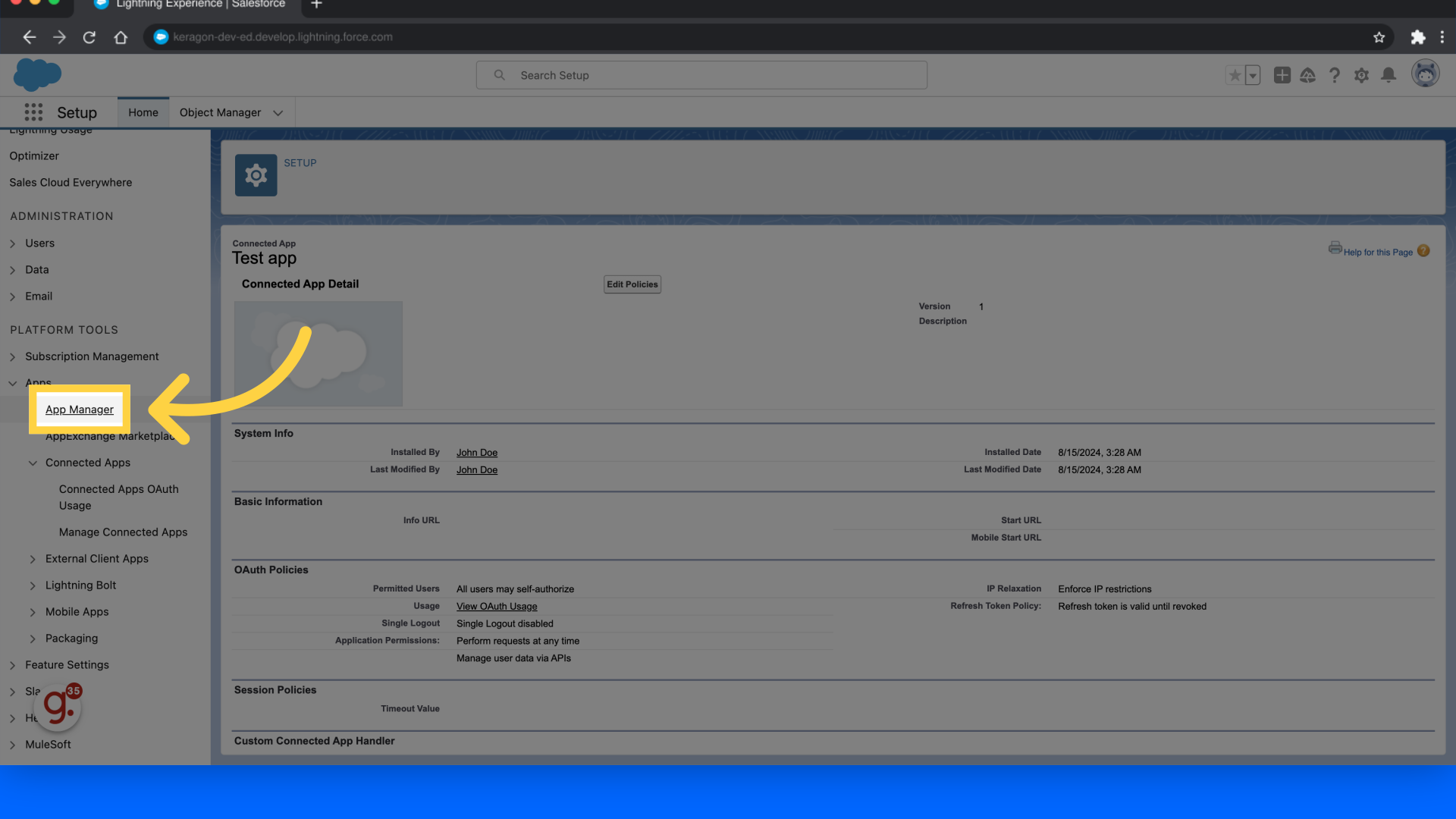 How to find your client id and secret in Salesforce – Keragon
