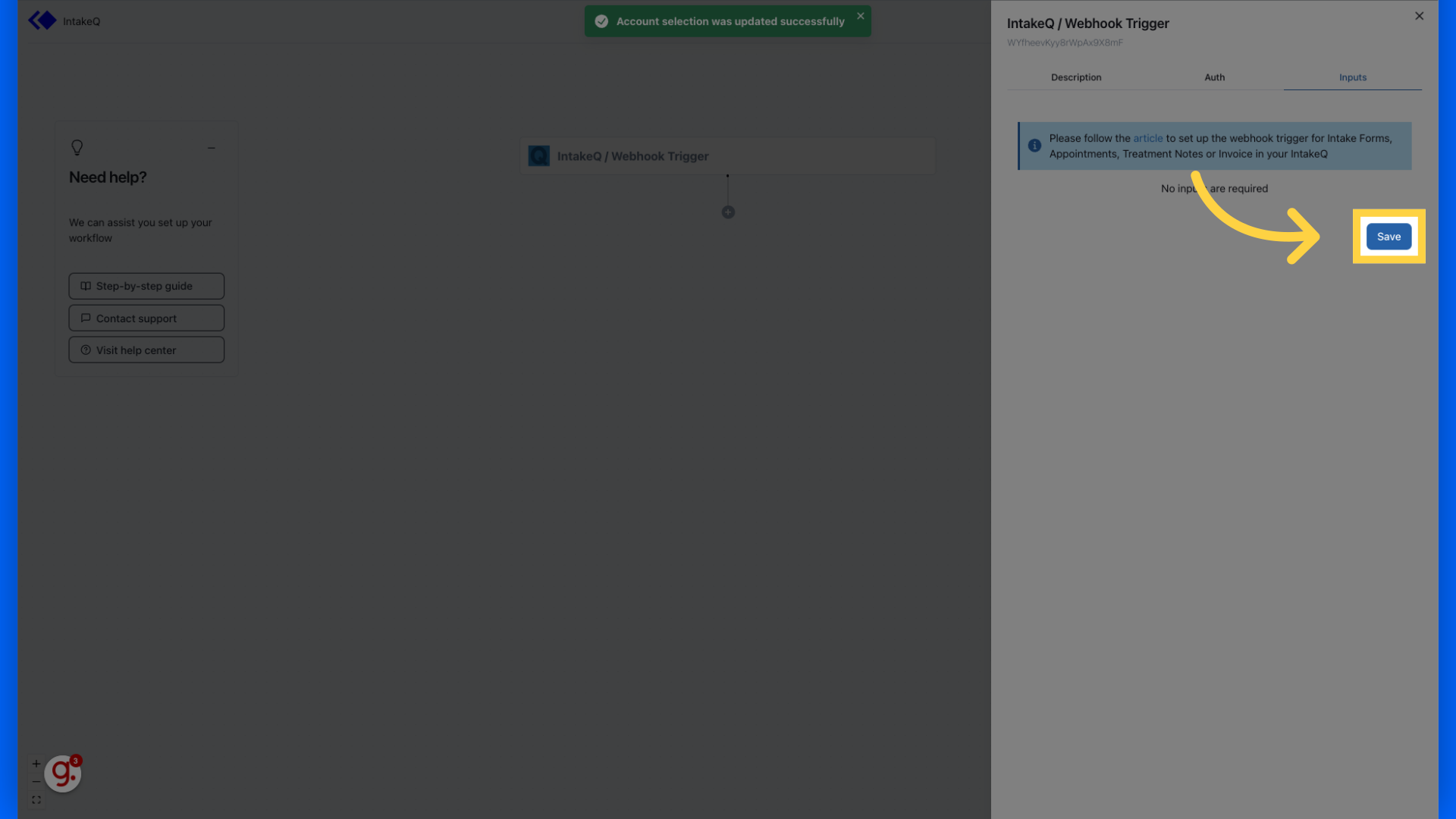 How to setup Keragon webhook in IntakeQ – Keragon