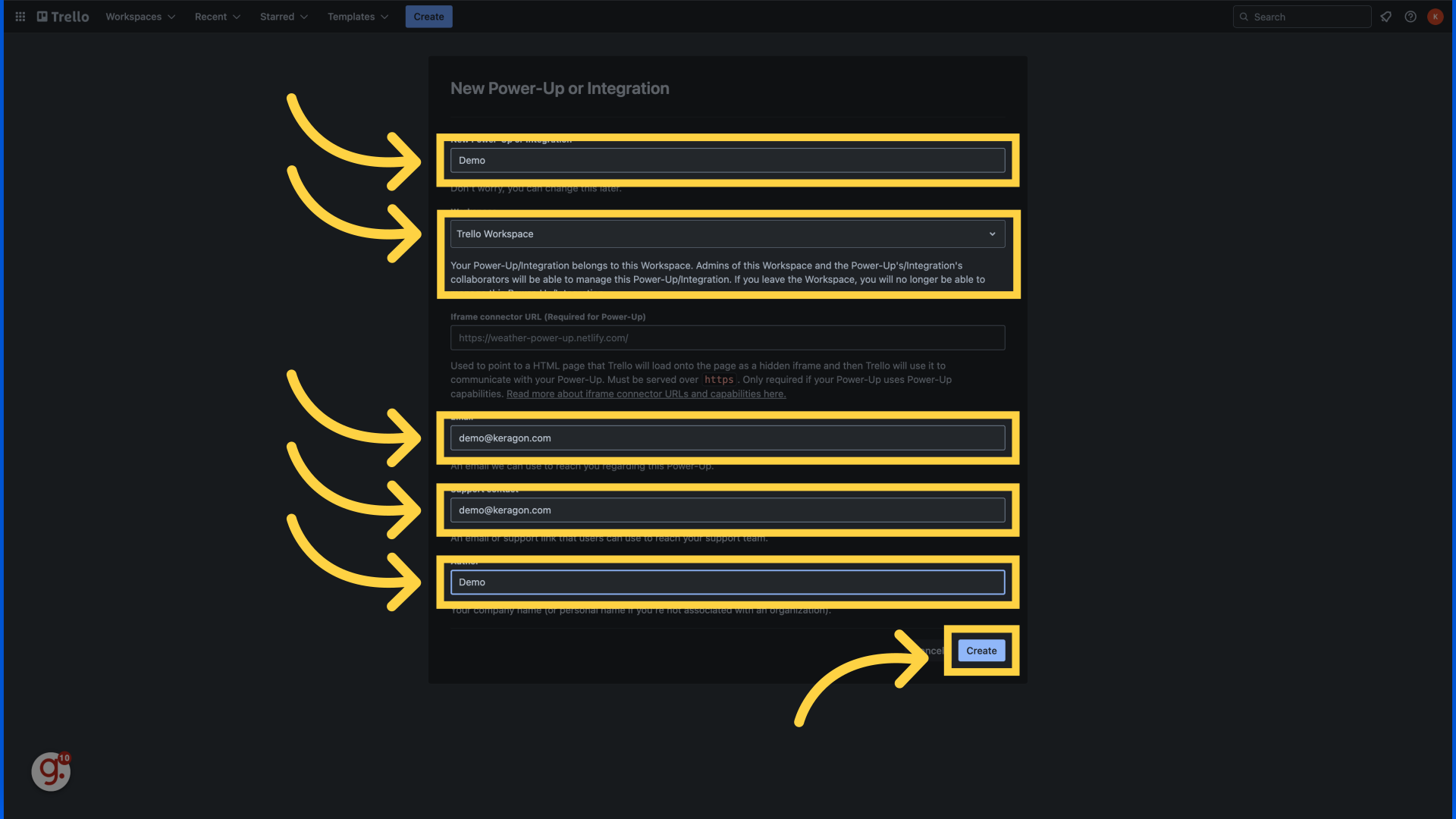 How to find your API key and token in Trello – Keragon