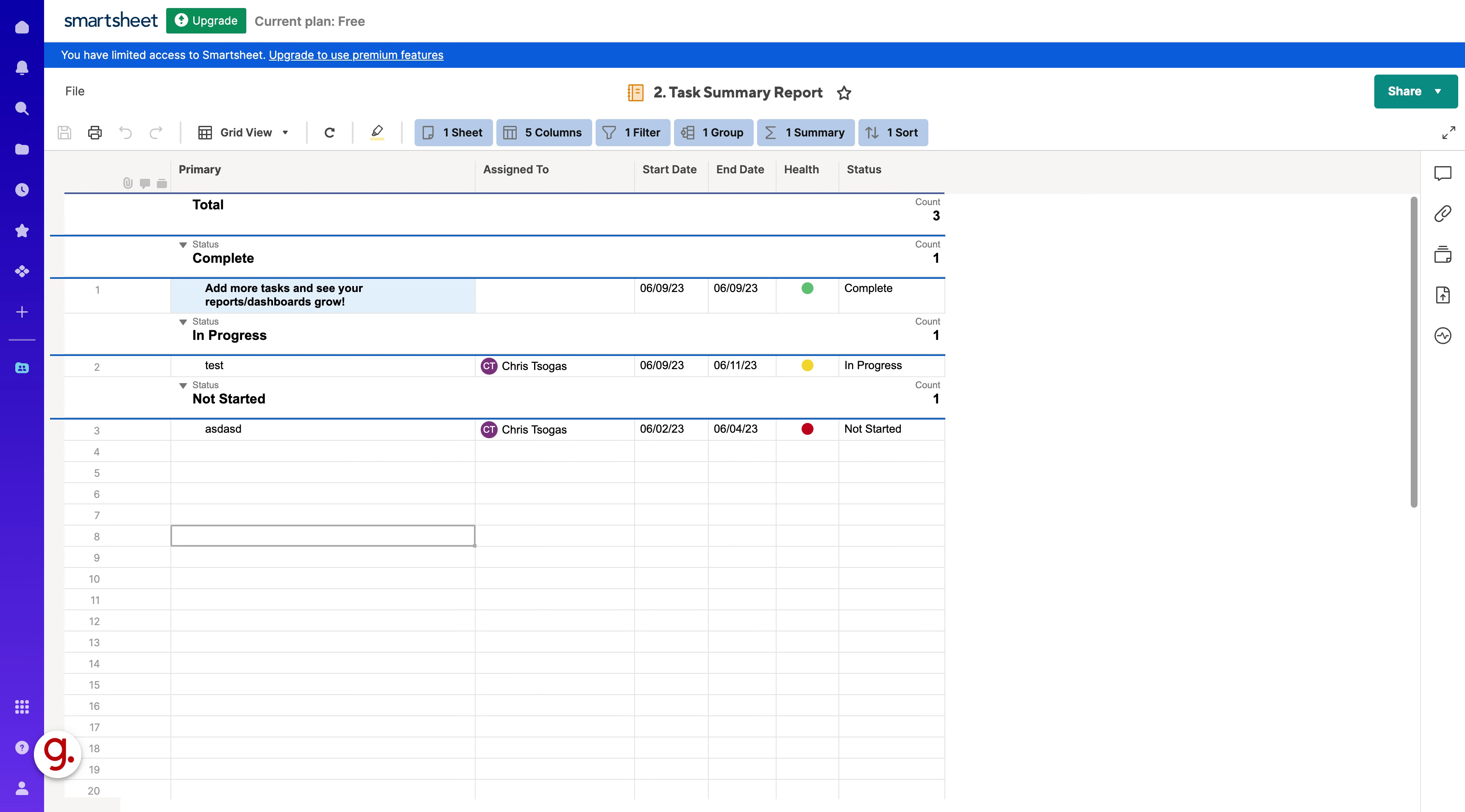 How to find row ID in Smartsheet. – Keragon