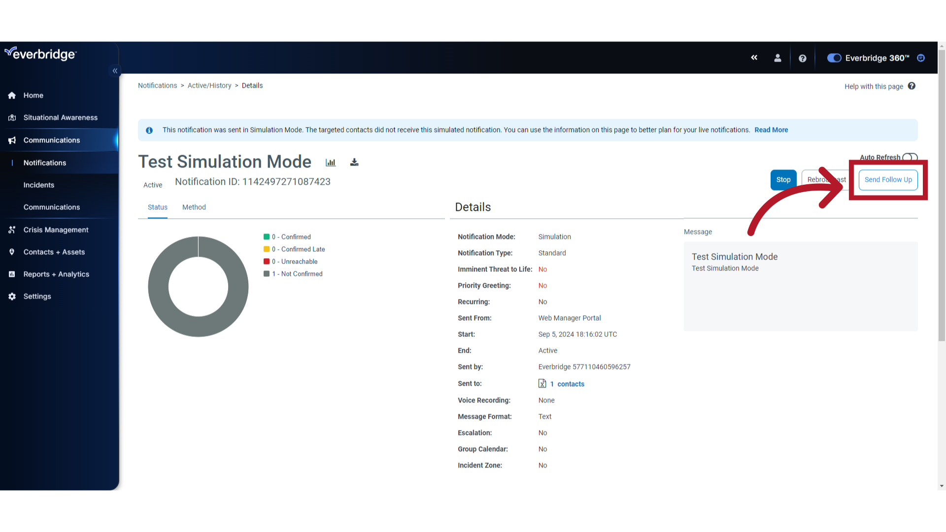EBS: Using Simulation Mode in Everbridge Suite – Everbridge