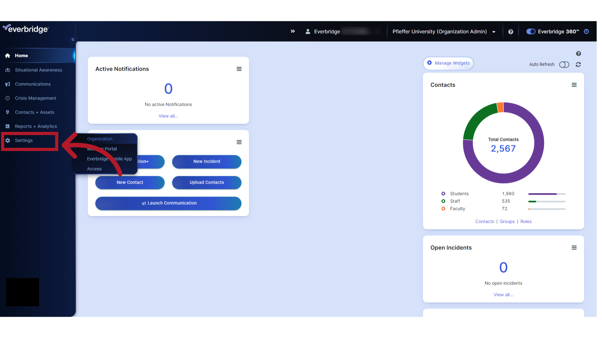 EBS: Configuring IPAWS Settings in an Everbridge Organization – Everbridge