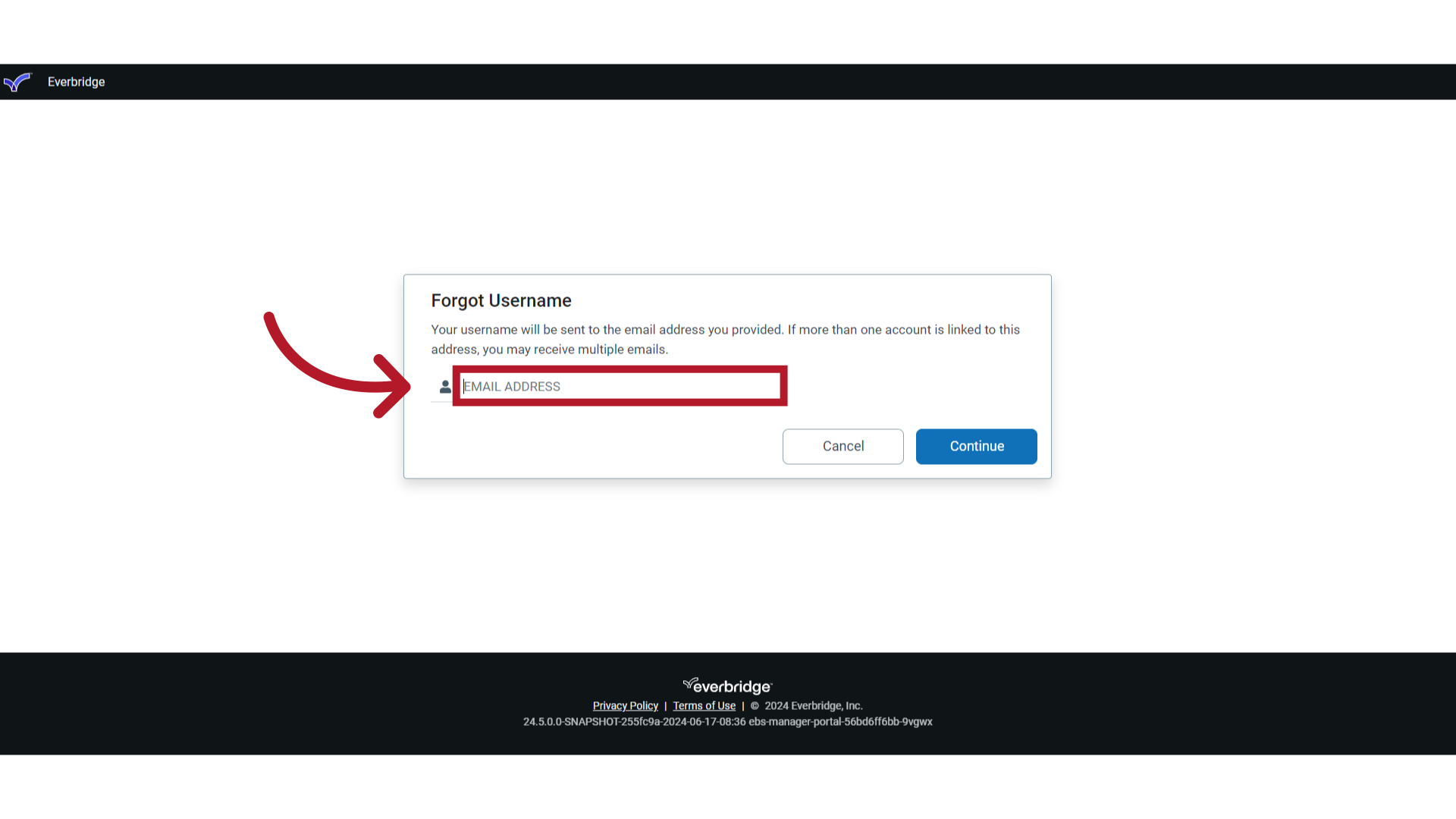 EBS: Recovering Your Everbridge Manager Portal Username – Everbridge