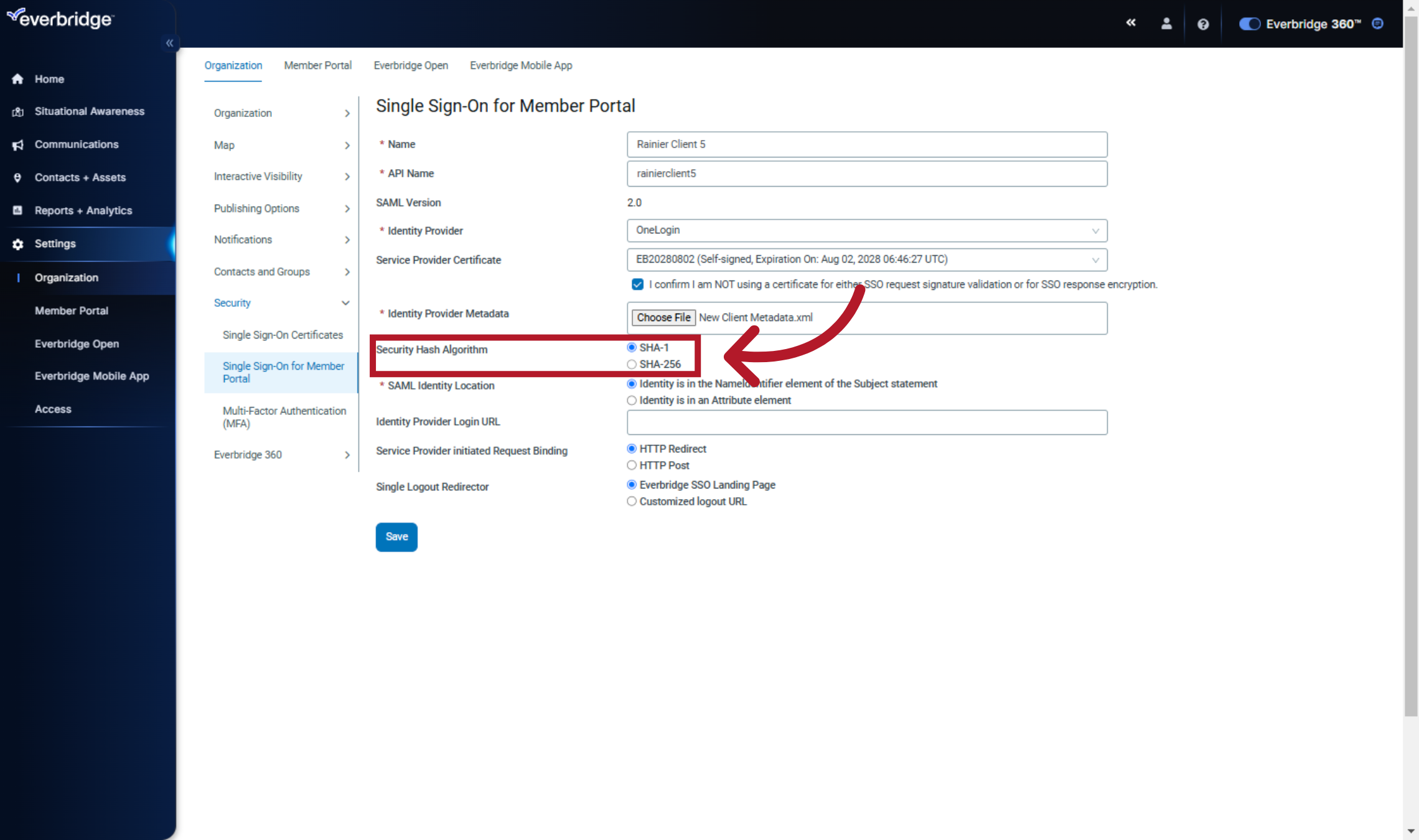 EBS: Configuring Single Sign-on (SSO) for Use With an Everbridge Member ...
