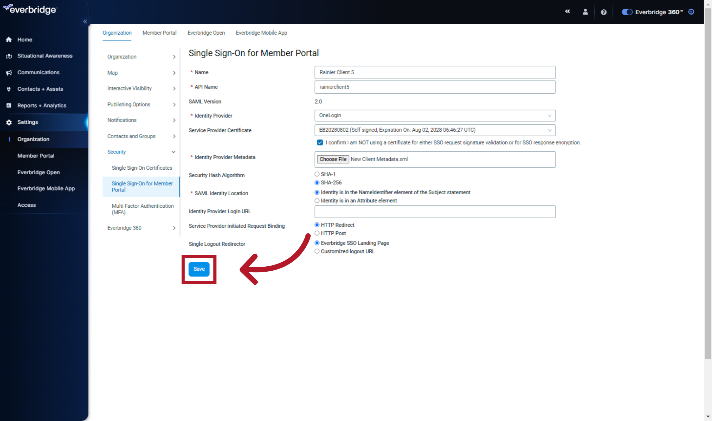 EBS: Configuring Single Sign-on (SSO) for Use With an Everbridge Member ...