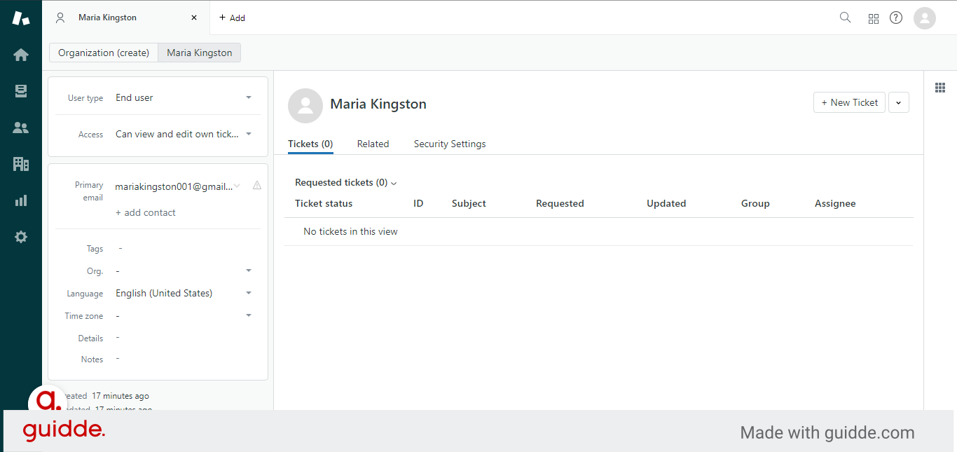 How to create a ticket for your customer on Zendesk - Guidde | Gallery